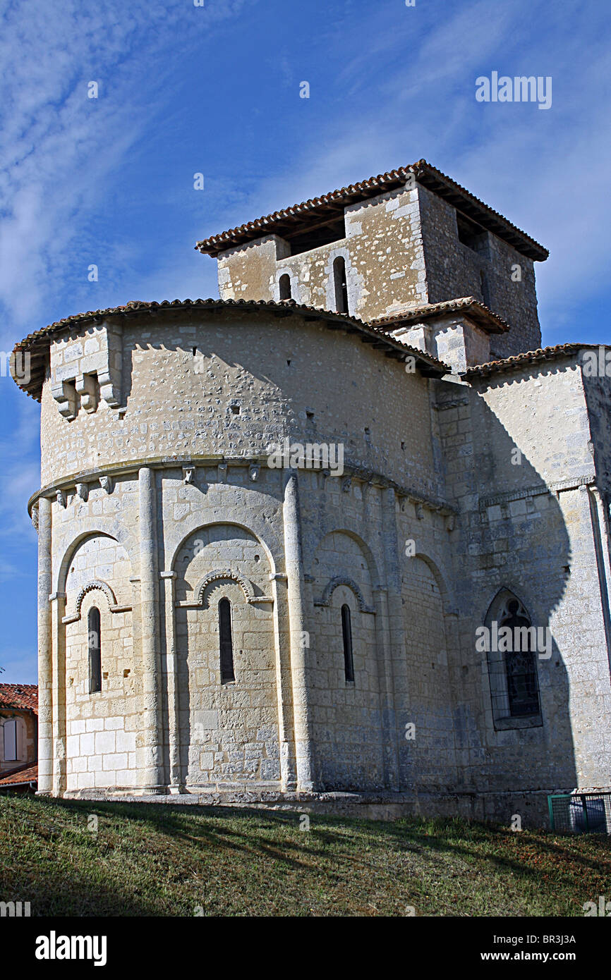 Church of St Quentin-de-Chalais, Charente, France Stock Photo - Alamy