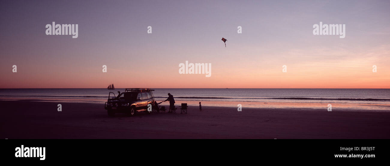 Sunset on Cable Beach, Broome, Western Australia Stock Photo - Alamy