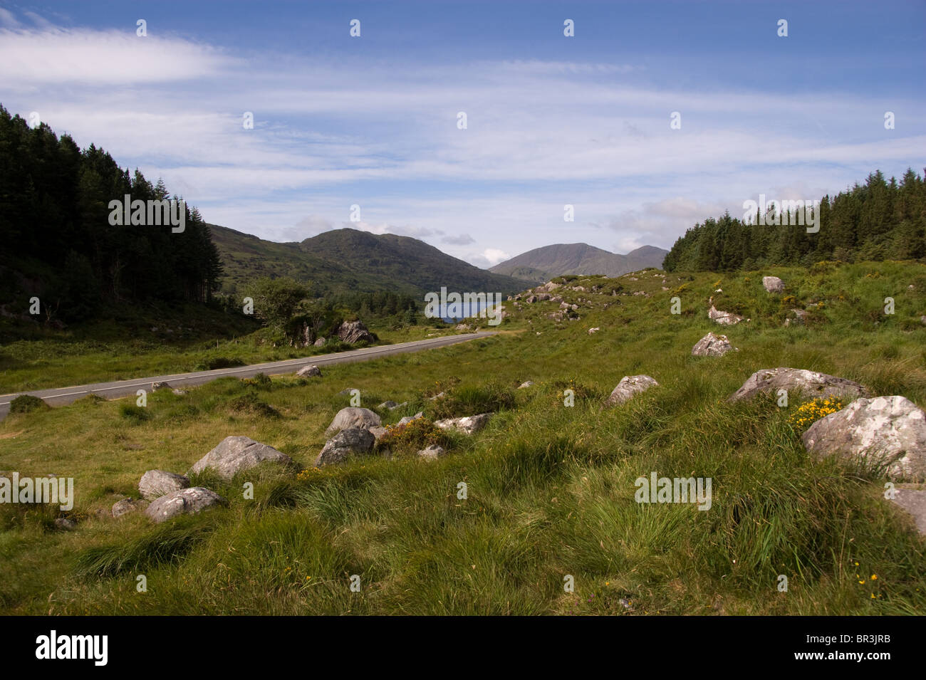 Road to Killarney and Lady's View, County Kerry, Ireland Stock Photo ...