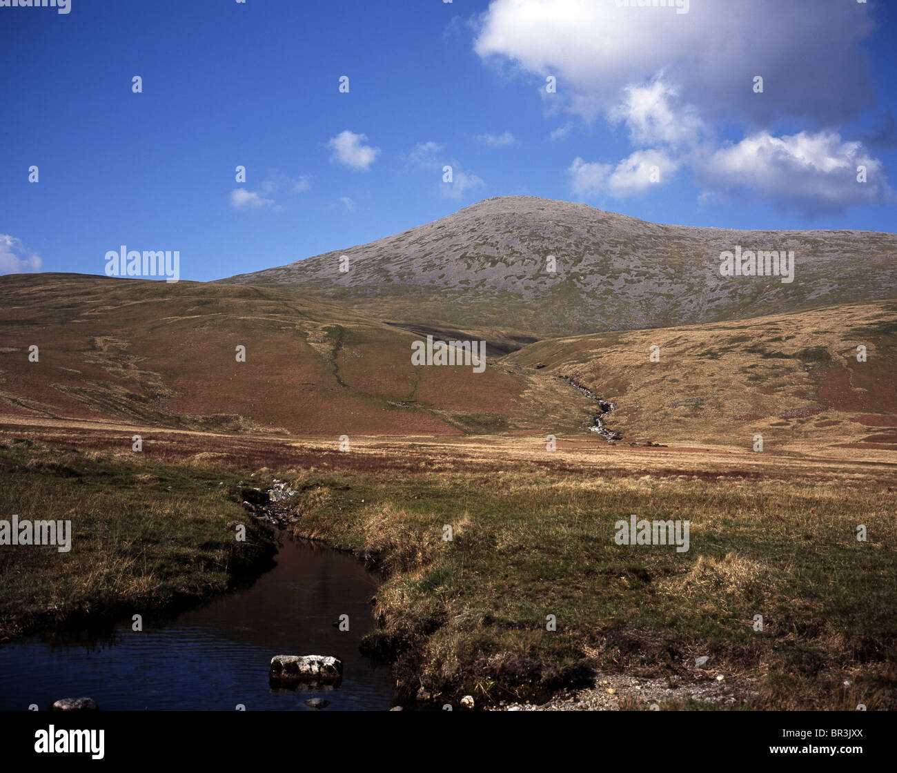 Scafell from Burnmoor Tarn Eskdale Lake District Cumbria England Stock ...