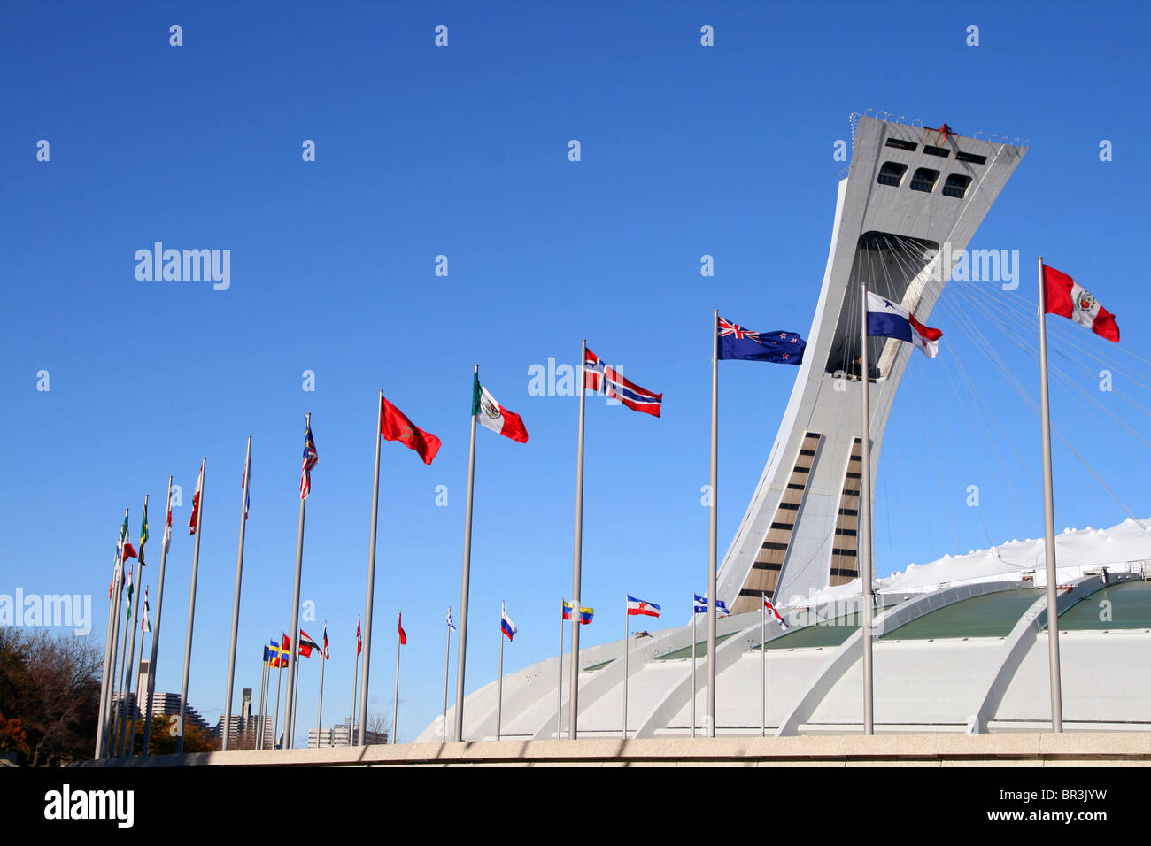 Montreal olympic stadium Stock Photo - Alamy