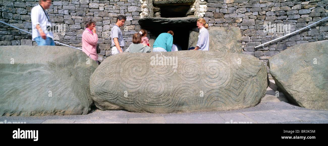 Neolithic carvings newgrange ireland hi-res stock photography and ...