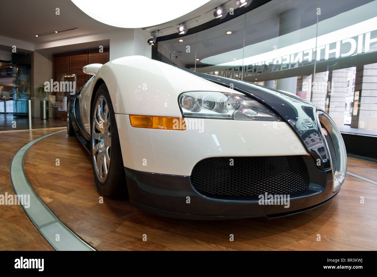 Bugatti Veyron car on display in Berlin Stock Photo - Alamy