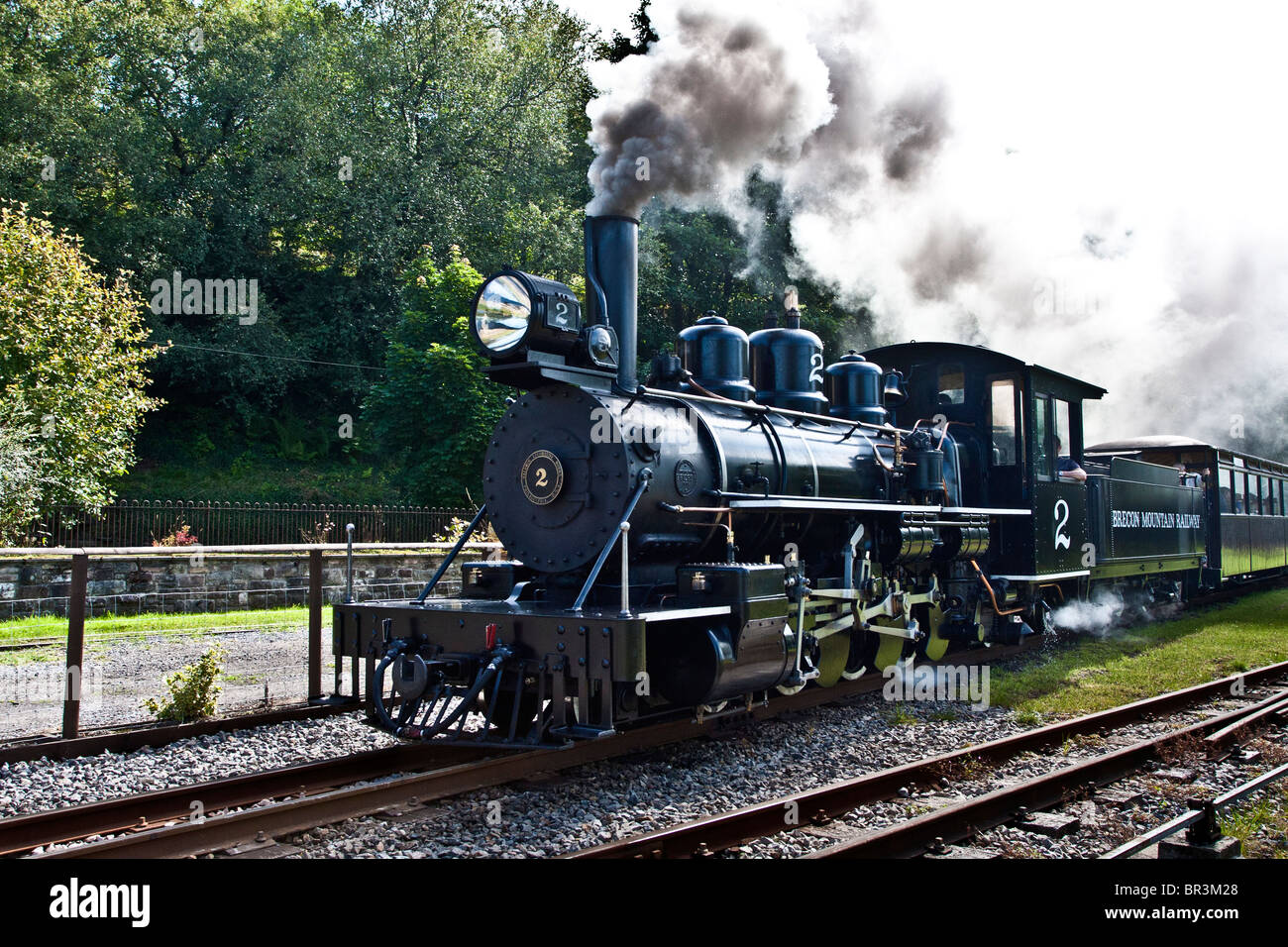 Brecon Mountain Railway, Pontsticill ,Wales Stock Photo - Alamy