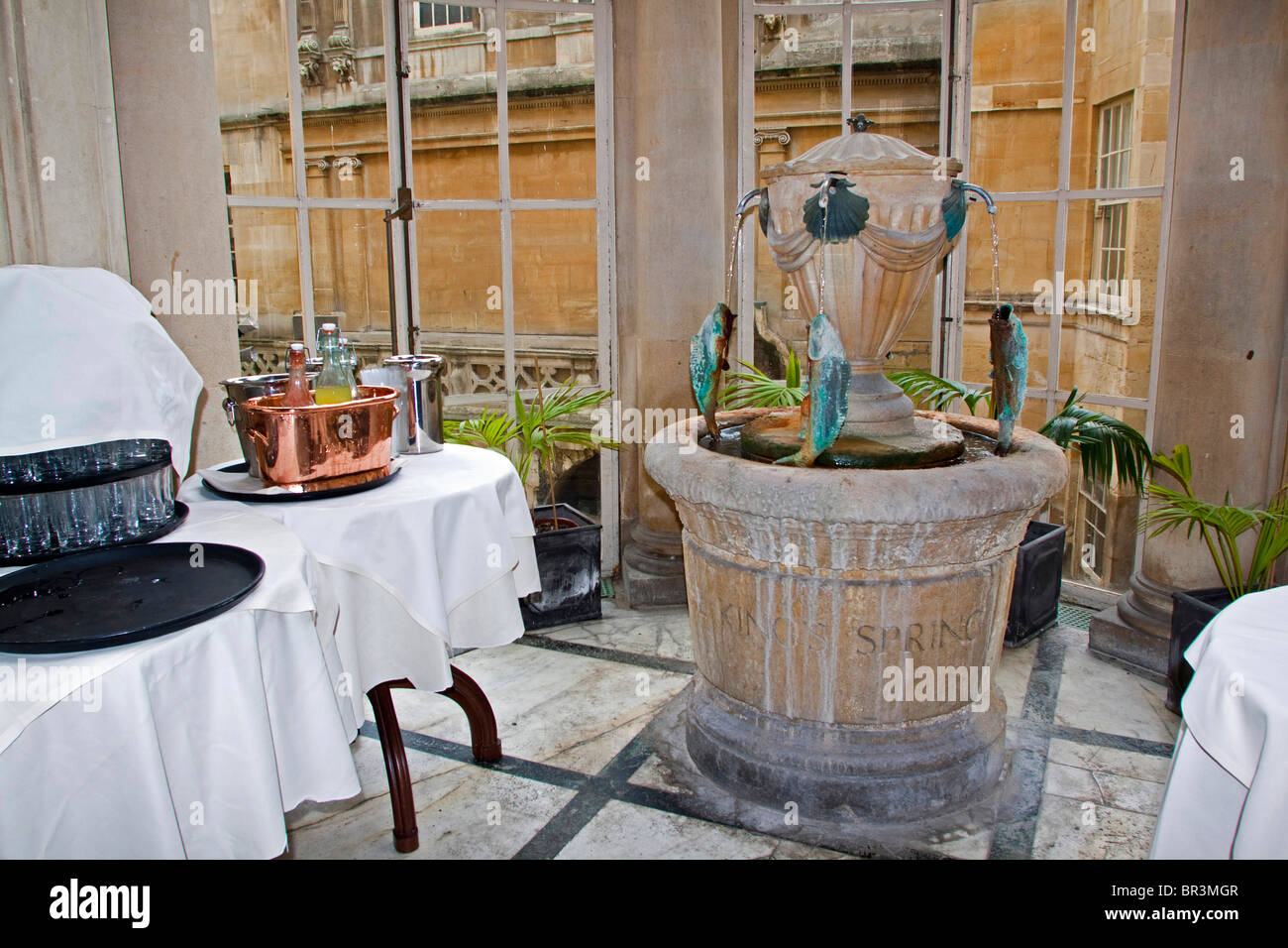 Water fountain at Bath "Pump Room" Bath Sommerset 105380 Bath Stock ...