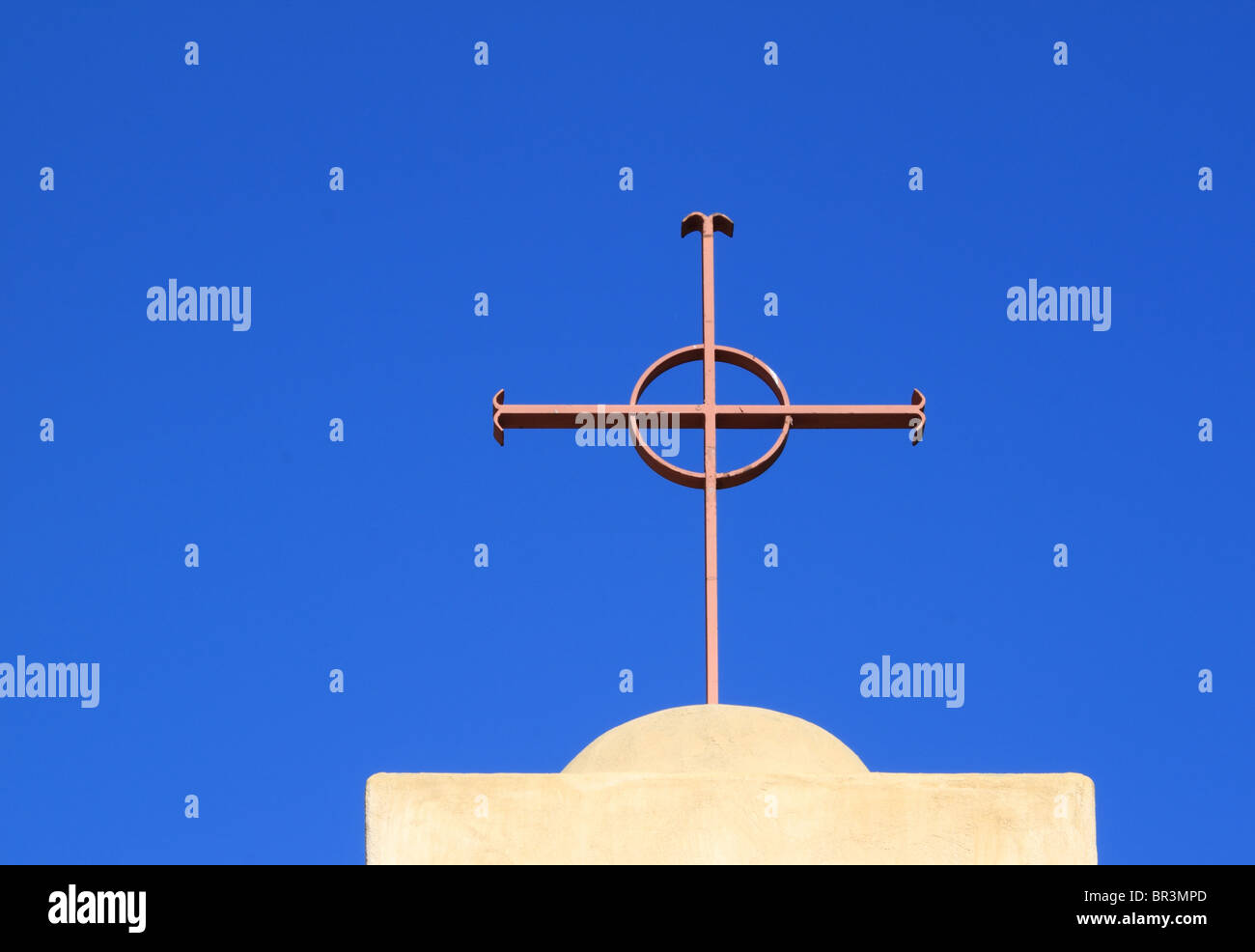 Church top with a cross Stock Photo - Alamy