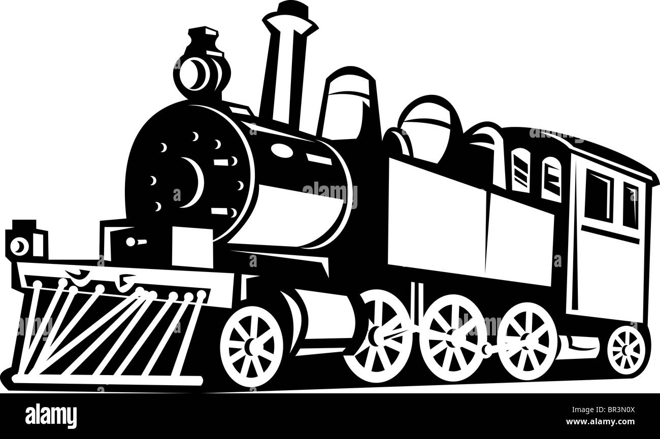 Vintage passenger train Black and White Stock Photos & Images - Alamy