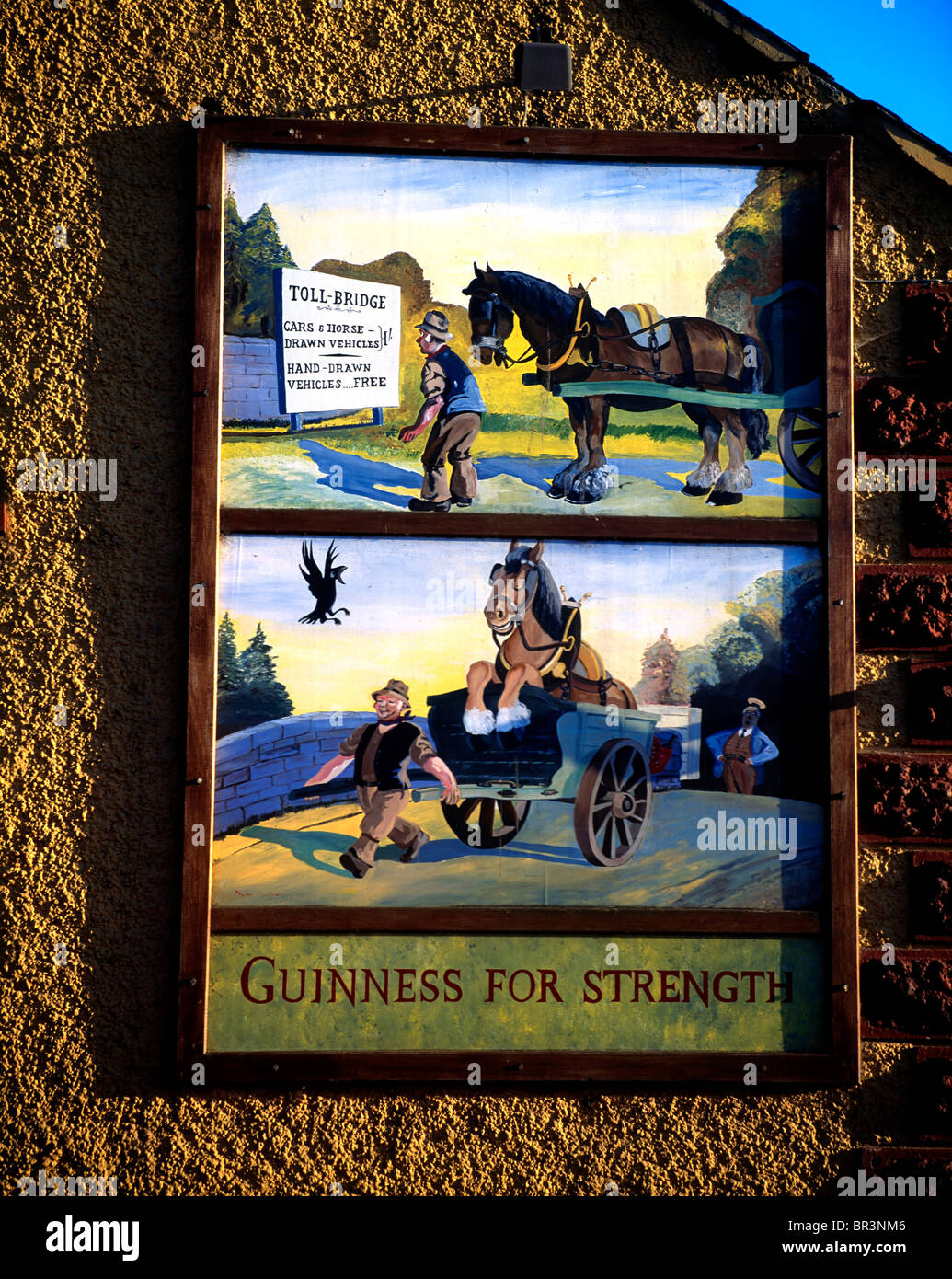 Co Waterford, Ireland, Poster, Guinness For Strength Stock Photo - Alamy