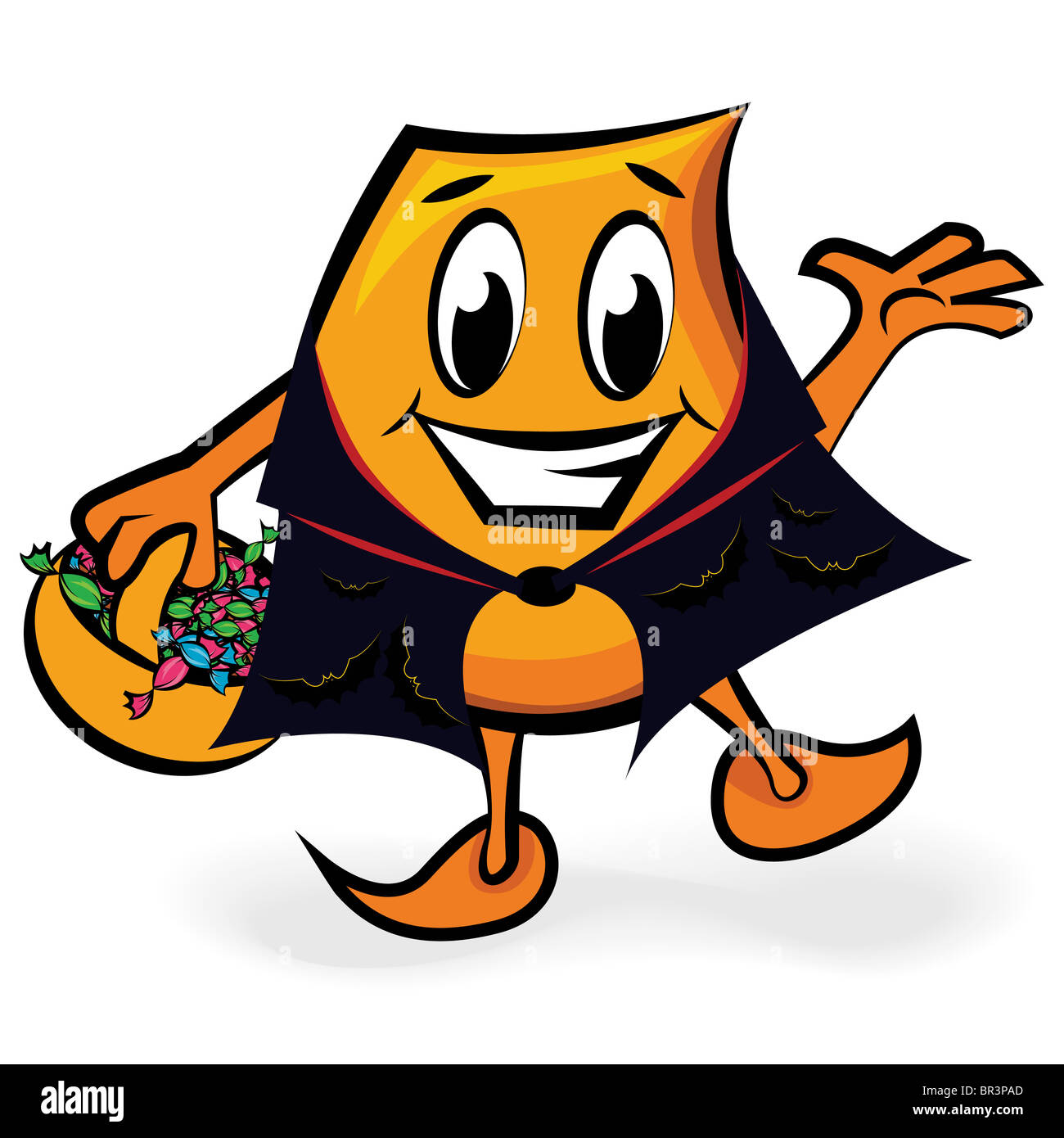 Cartoon character Blinky trick or treat, illustration Stock Photo - Alamy