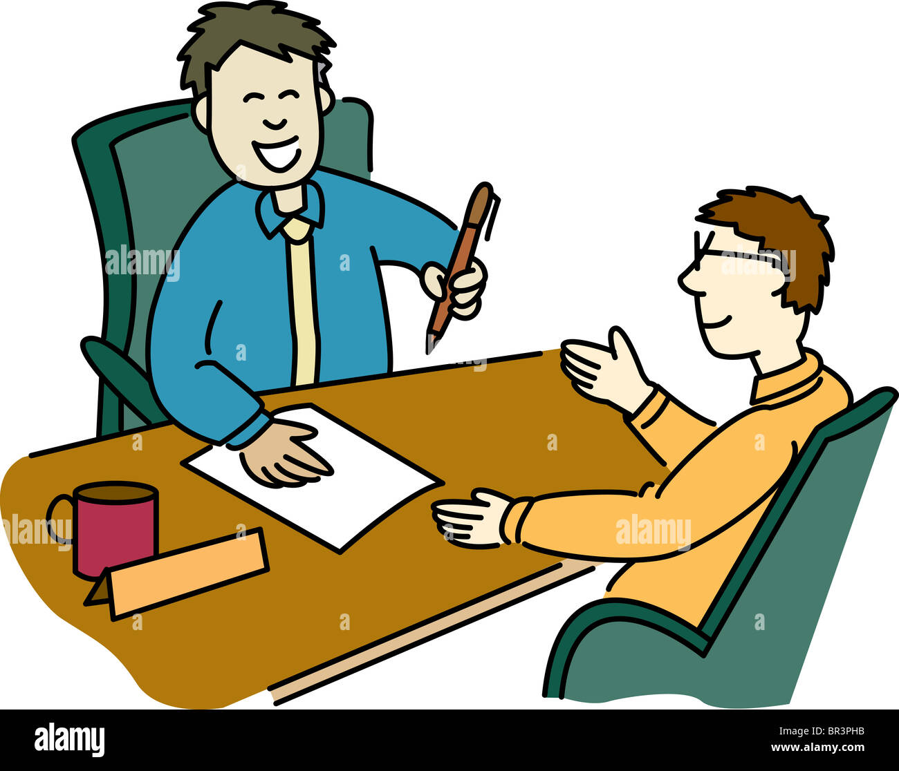 Signing Contract Cartoon High Resolution Stock Photography and Images ...
