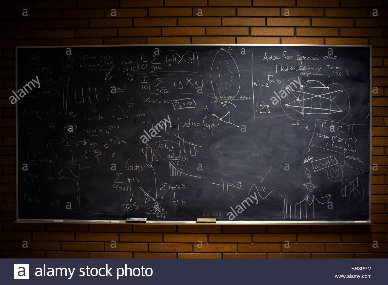Chalkboard With Math Equations High Resolution Stock Photography and ...