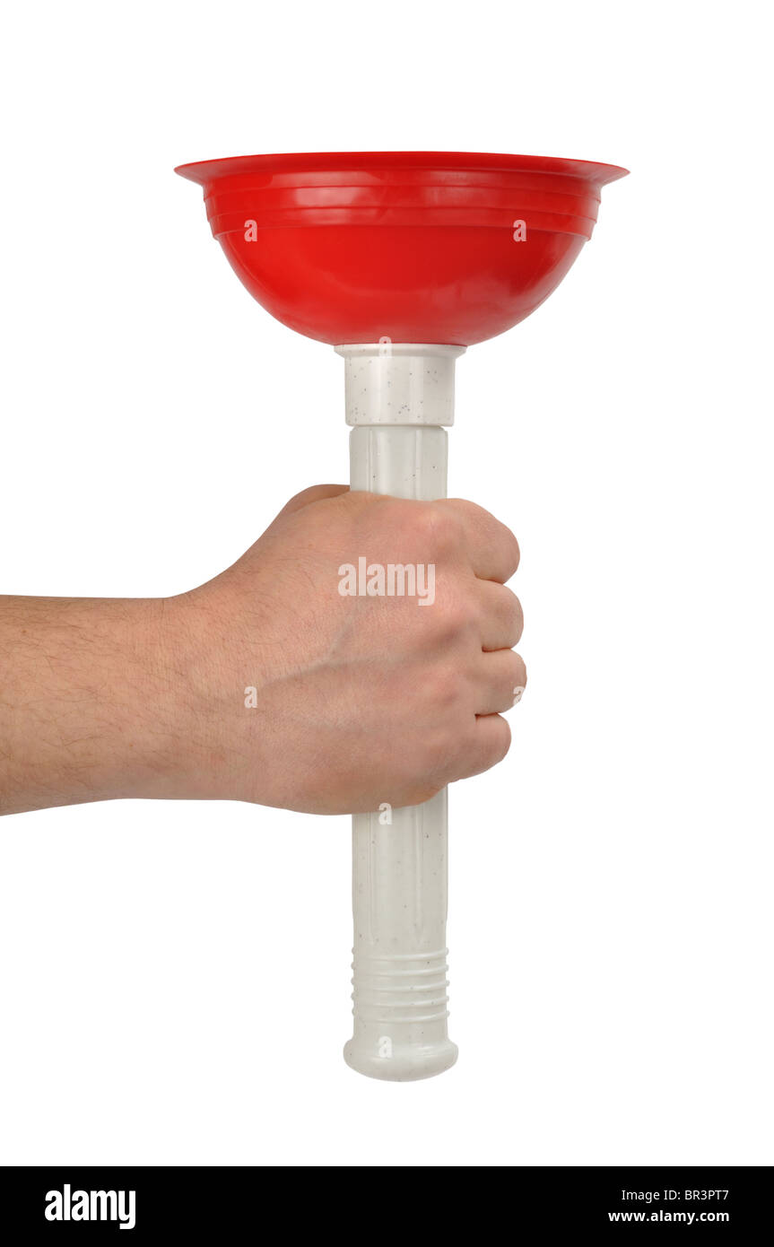Sink plunger Cut Out Stock Images & Pictures - Alamy