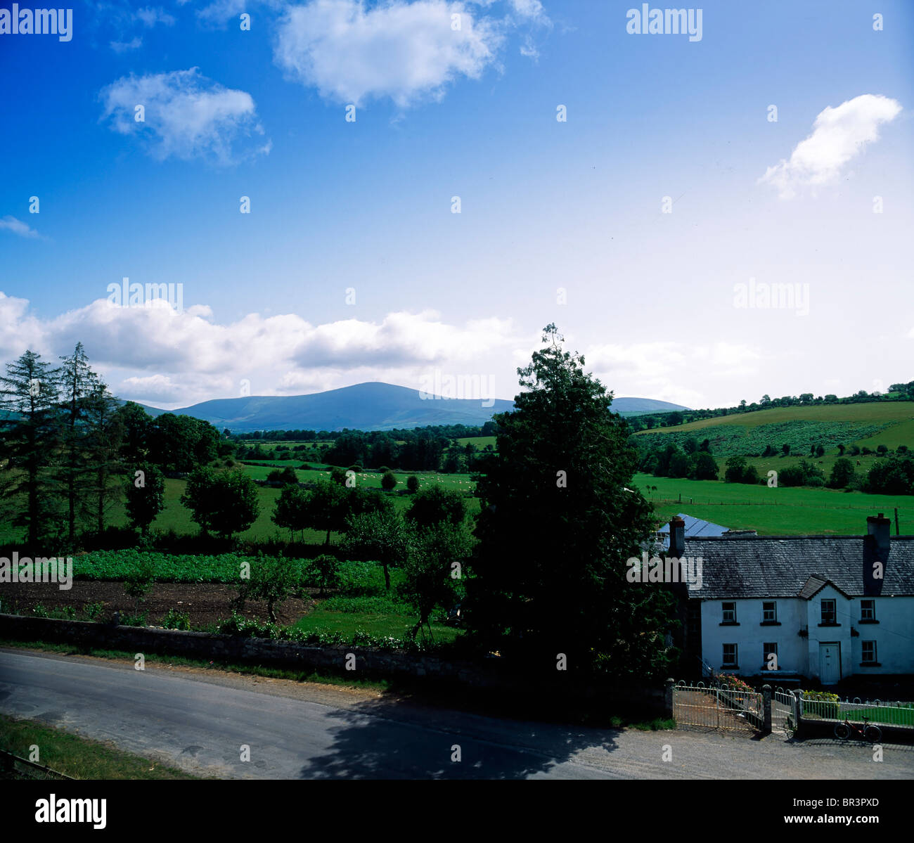 Borris, Co Carlow, Ireland, Mt. Leinster Stock Photo - Alamy