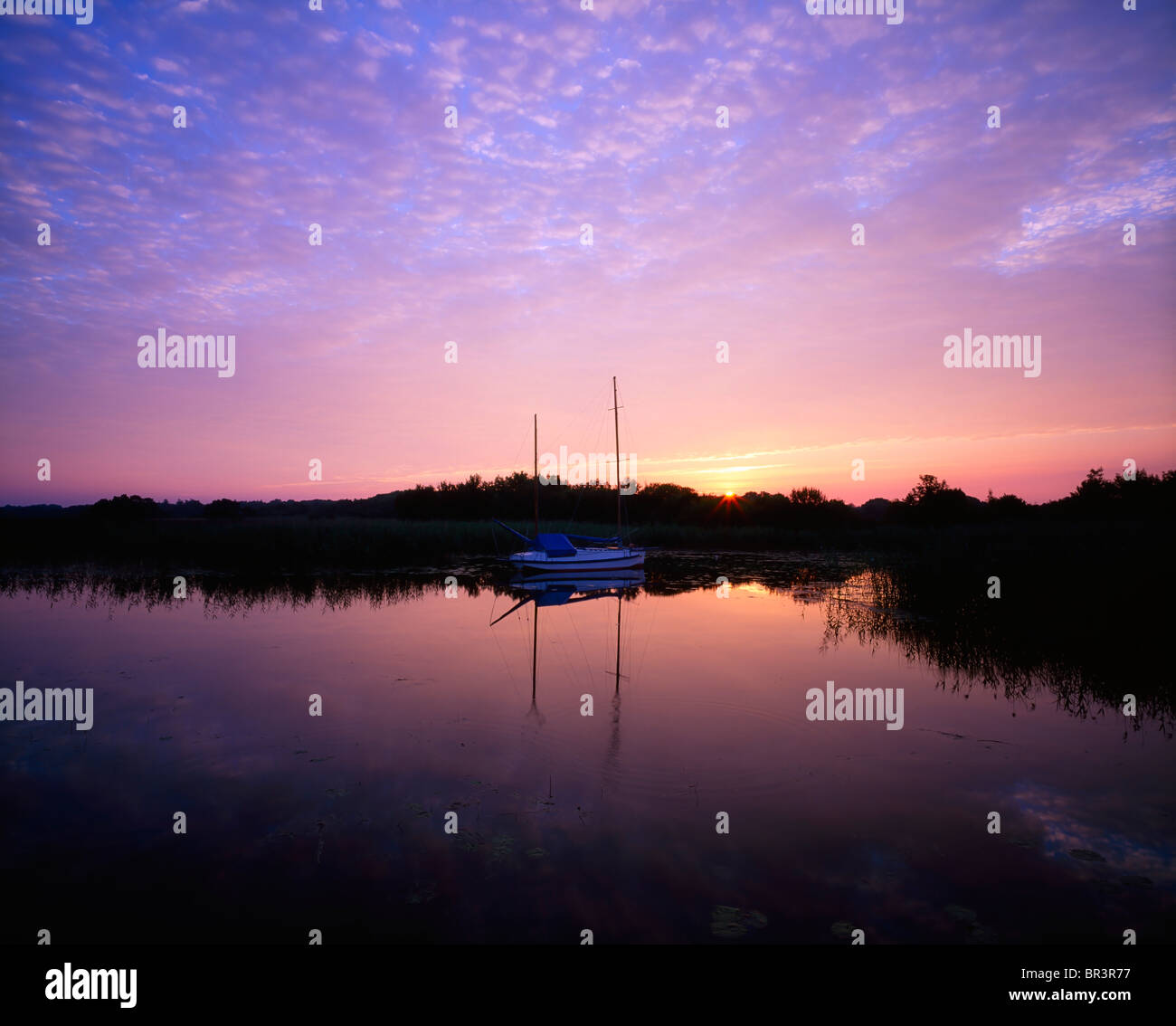 Terryglass, Co Tipperary, Ireland, Lough Derg, Sunset Stock Photo - Alamy