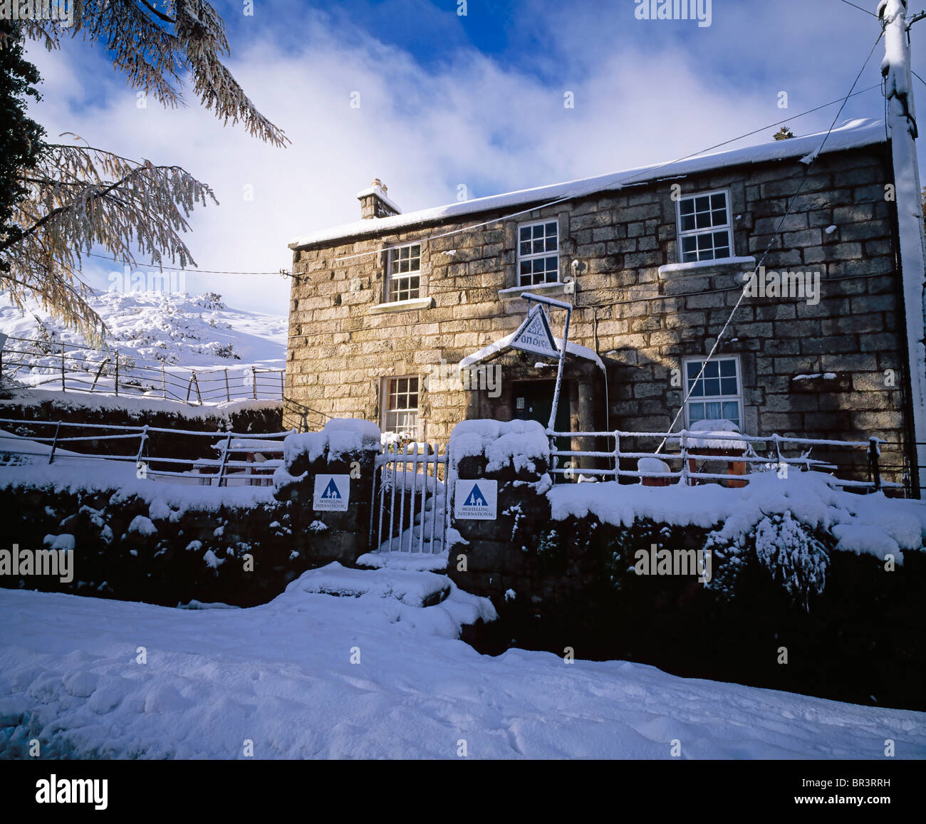 Glencree, Co Wicklow, Northern Ireland, Irish Snow Scene Stock Photo ...