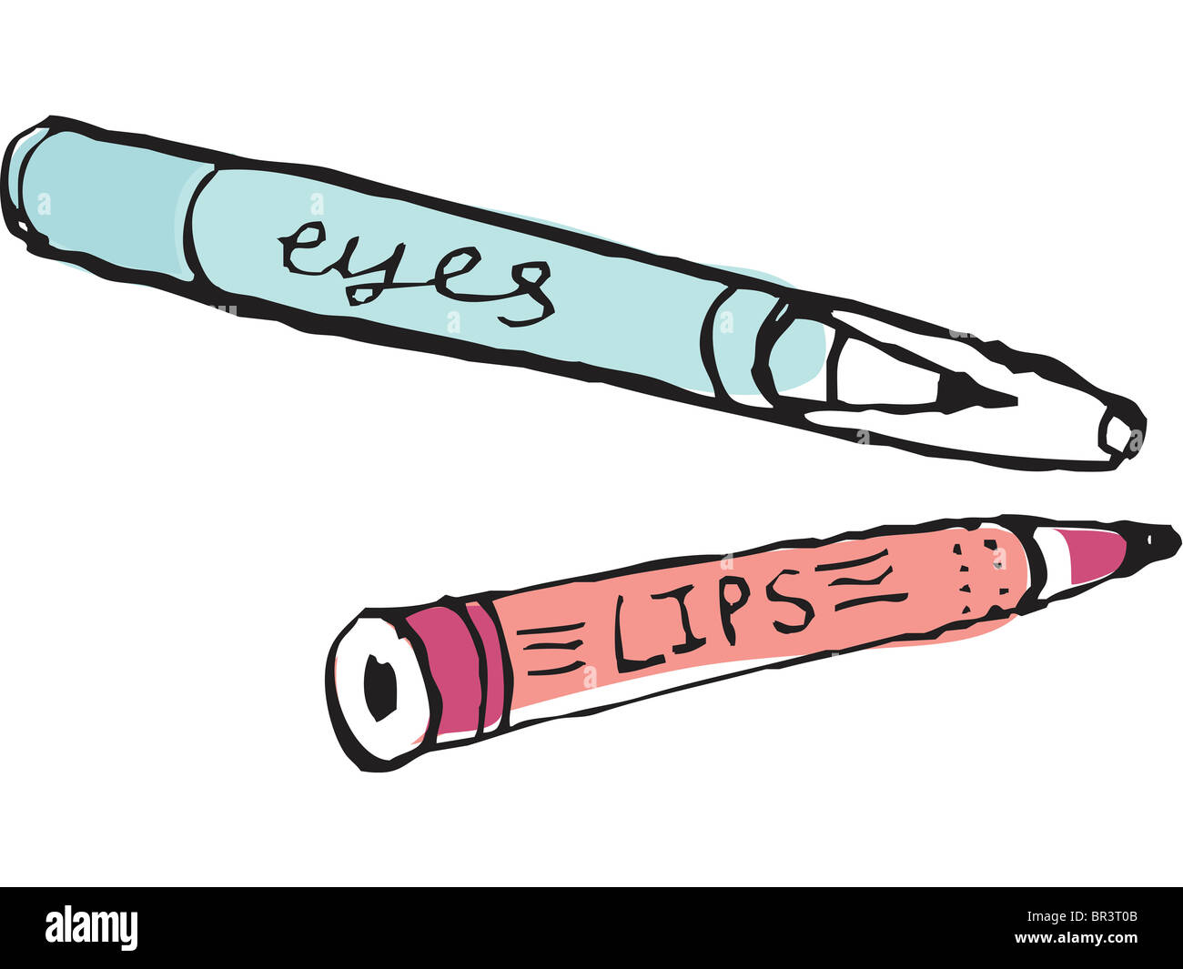 Pencil drawing preparation Cut Out Stock Images & Pictures - Alamy