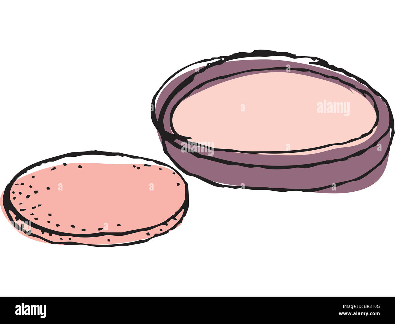 Makeup Compact Drawing