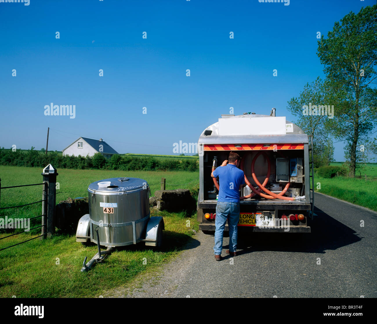 Farmer milk containers hi-res stock photography and images - Alamy