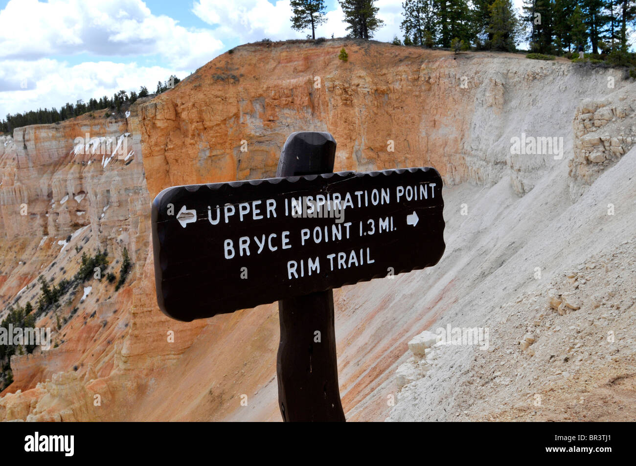 Inspiration Point Bryce Canyon National Park Utah Stock Photo - Alamy