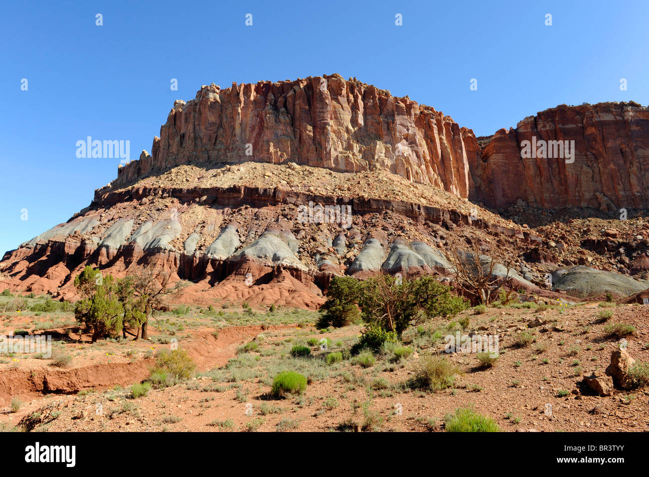 The Castle Capitol Reef National Park Utah Stock Photo - Alamy
