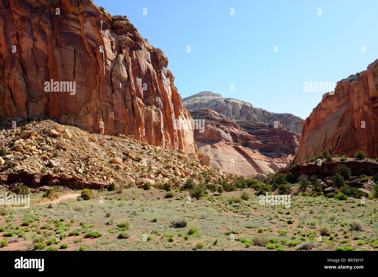 Capitol Gorge Area Capitol Reef National Park Utah Stock Photo - Alamy