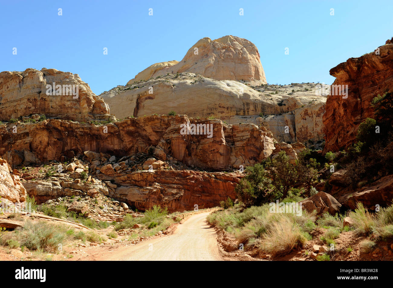 Capitol Gorge Area Capitol Reef National Park Utah Stock Photo - Alamy