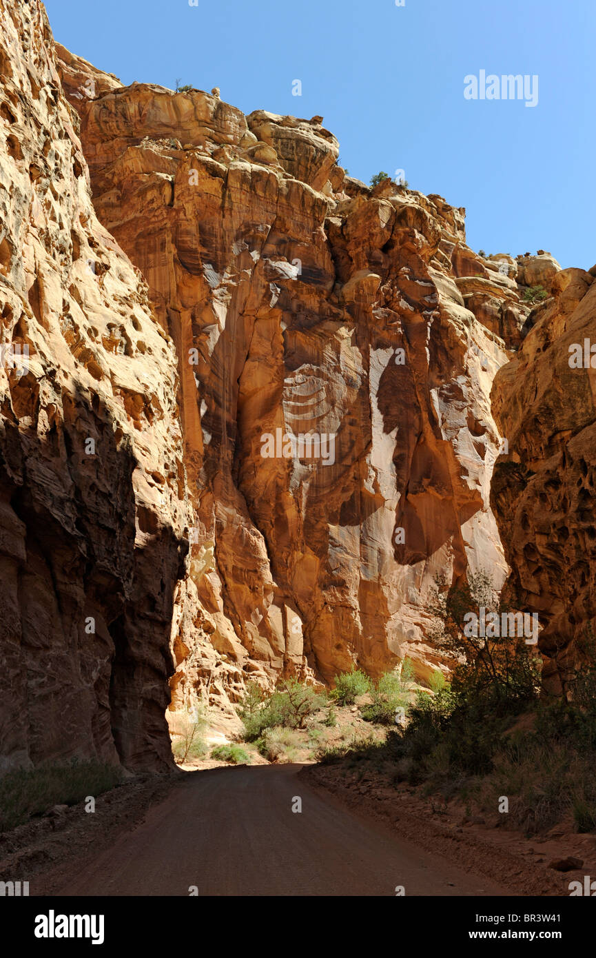 Capitol Gorge Area Capitol Reef National Park Utah Stock Photo - Alamy