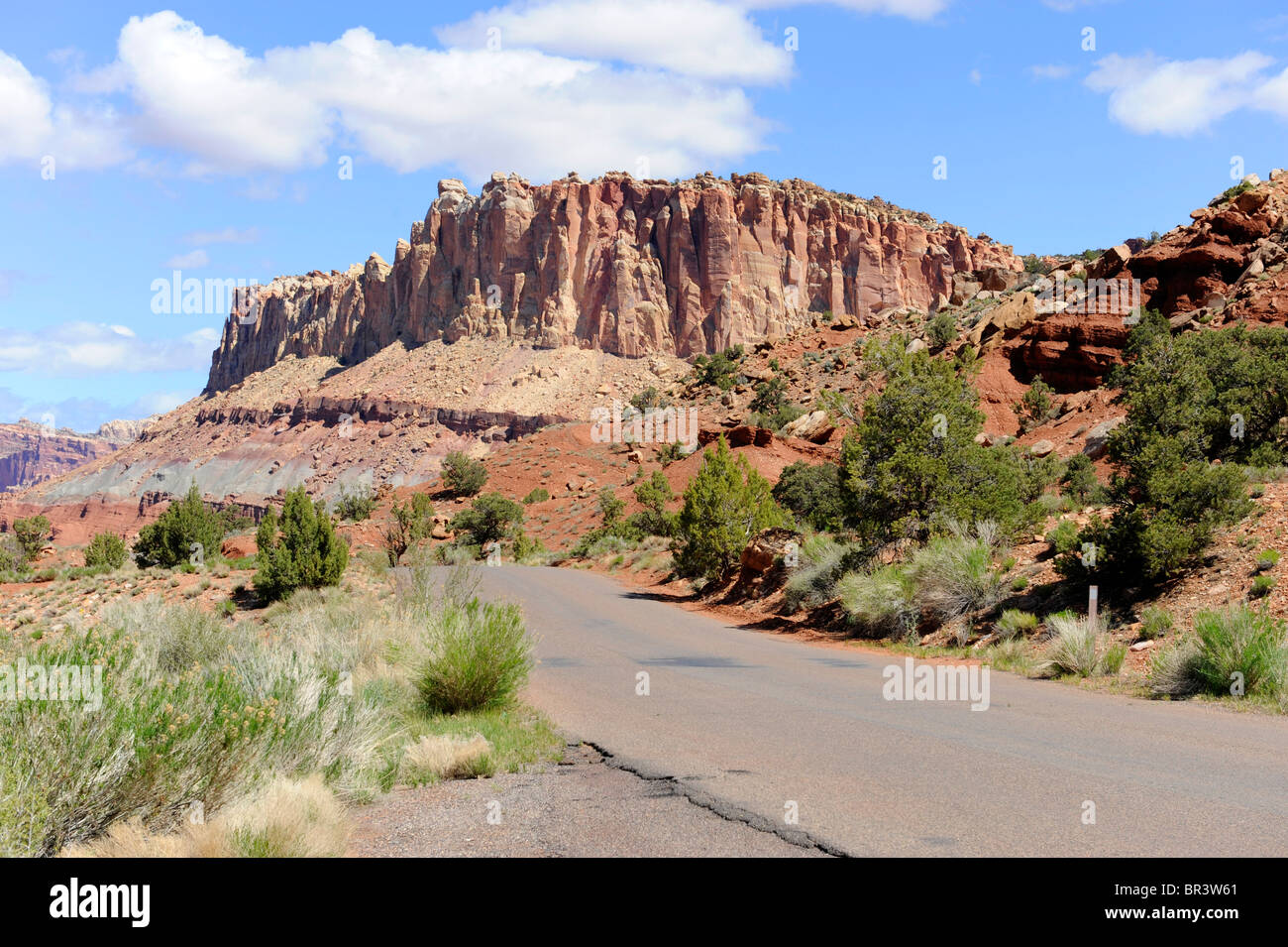 The Castle Capitol Reef National Park Utah Stock Photo - Alamy
