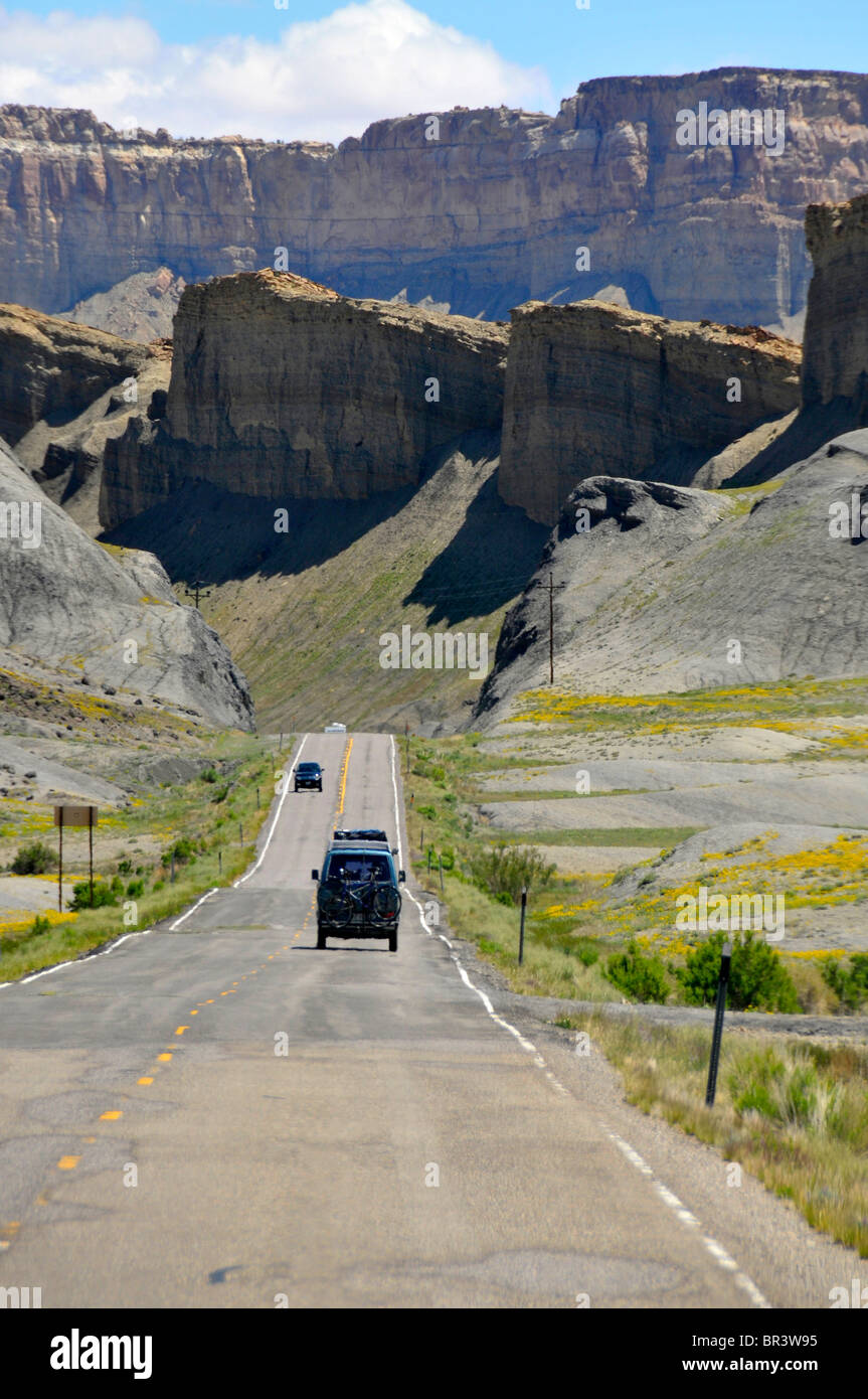Highway 24 Capitol Reef National Park Utah Stock Photo - Alamy