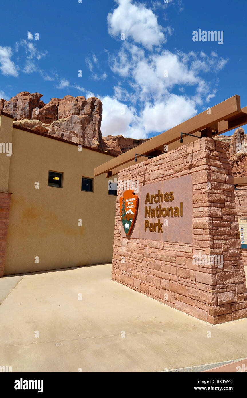 Visitor Center Arches National Park Moab Utah Stock Photo - Alamy