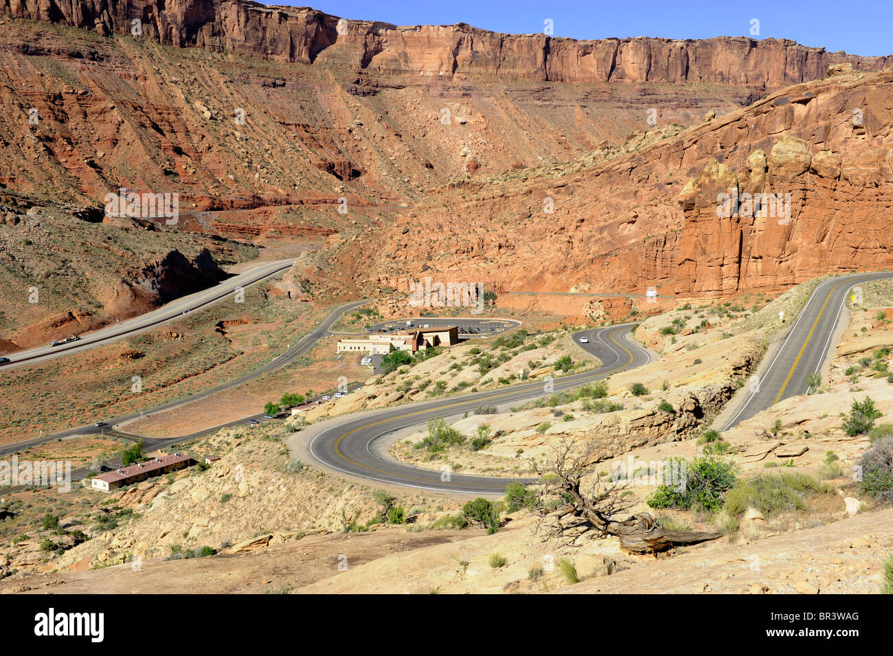 Moab Fault Arches National Park Utah Stock Photo - Alamy