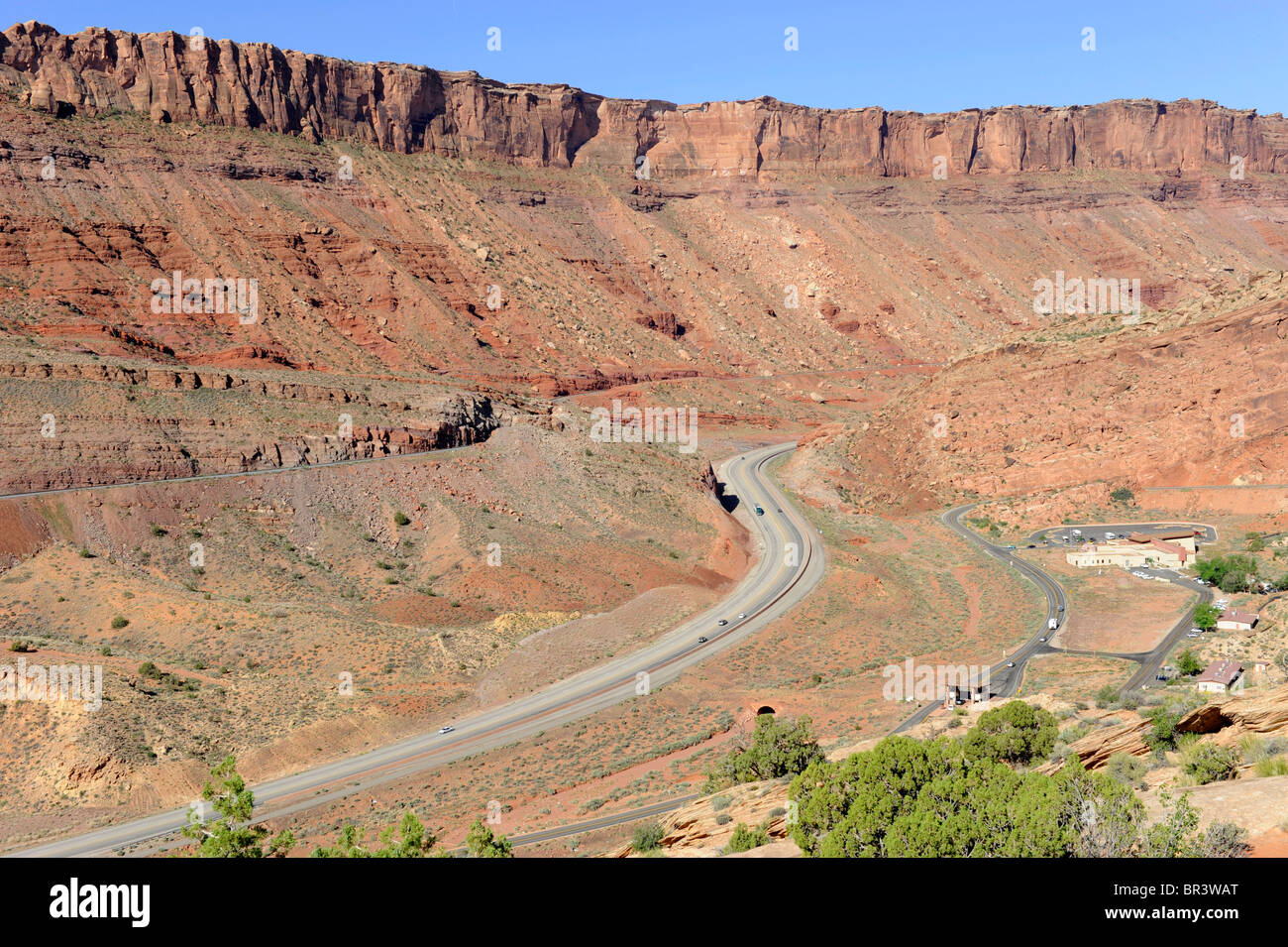 Moab Fault Arches National Park Utah Stock Photo - Alamy
