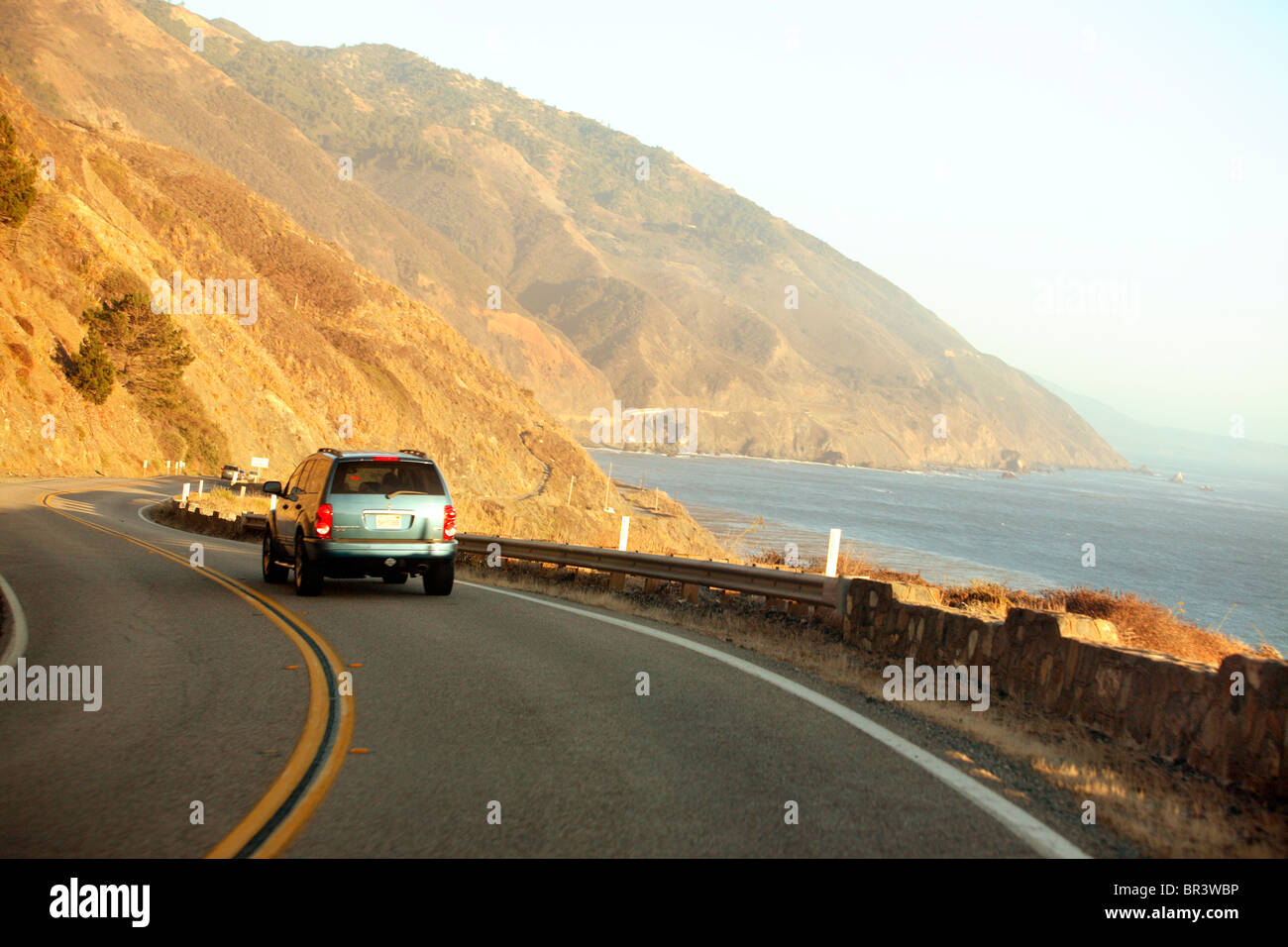 Driving Highway 1 in California Stock Photo - Alamy