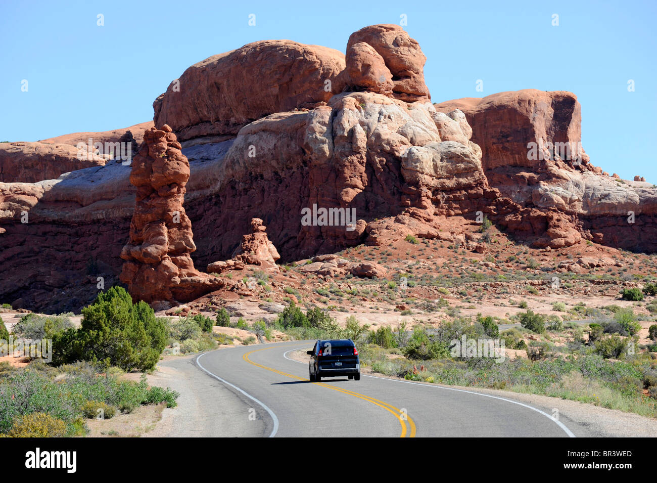 Landmark Landscapes Arches National Park Moab Utah Stock Photo - Alamy