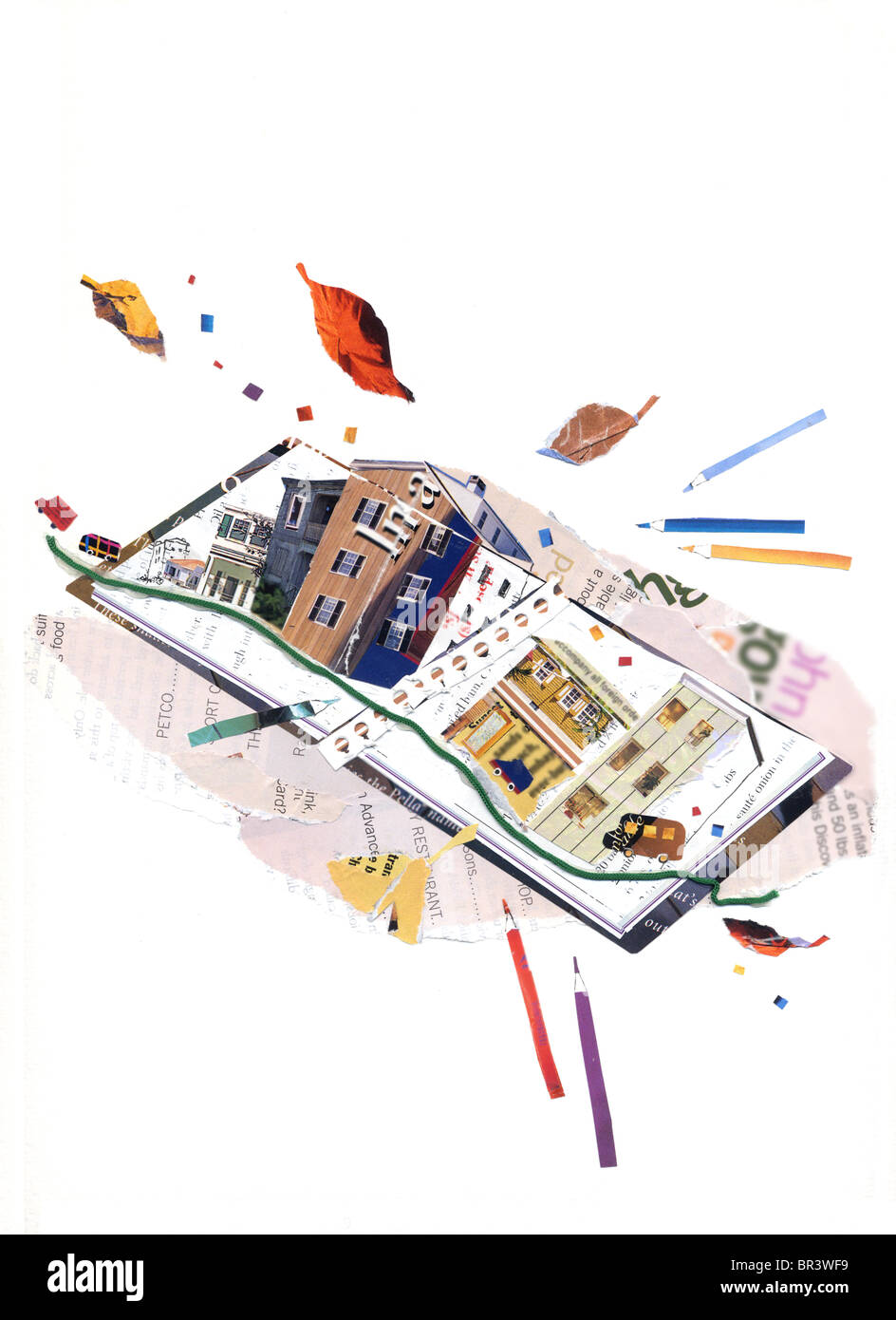 Collage art book hi-res stock photography and images - Alamy