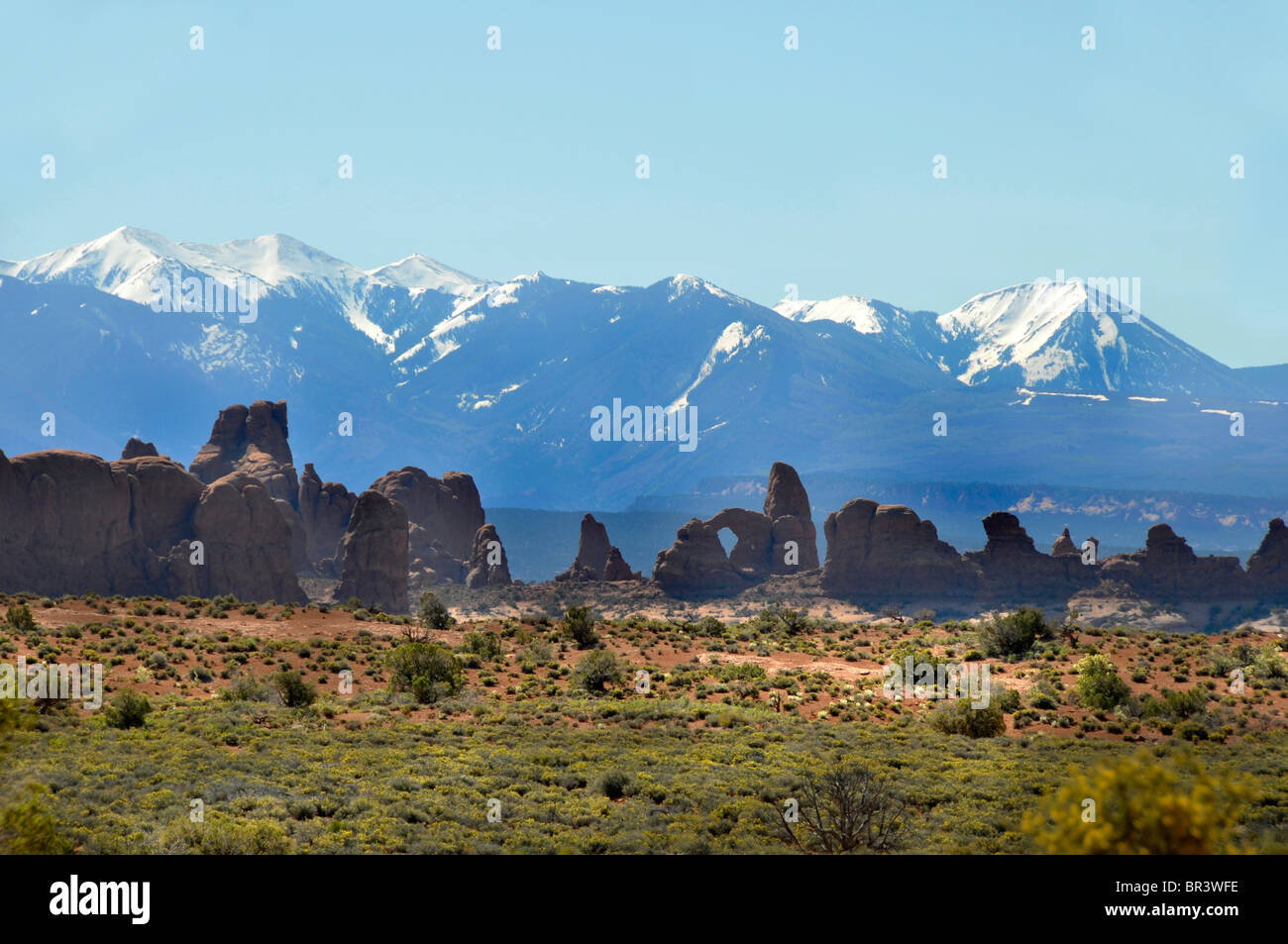 Landscape Arches National Park Moab Utah Stock Photo - Alamy