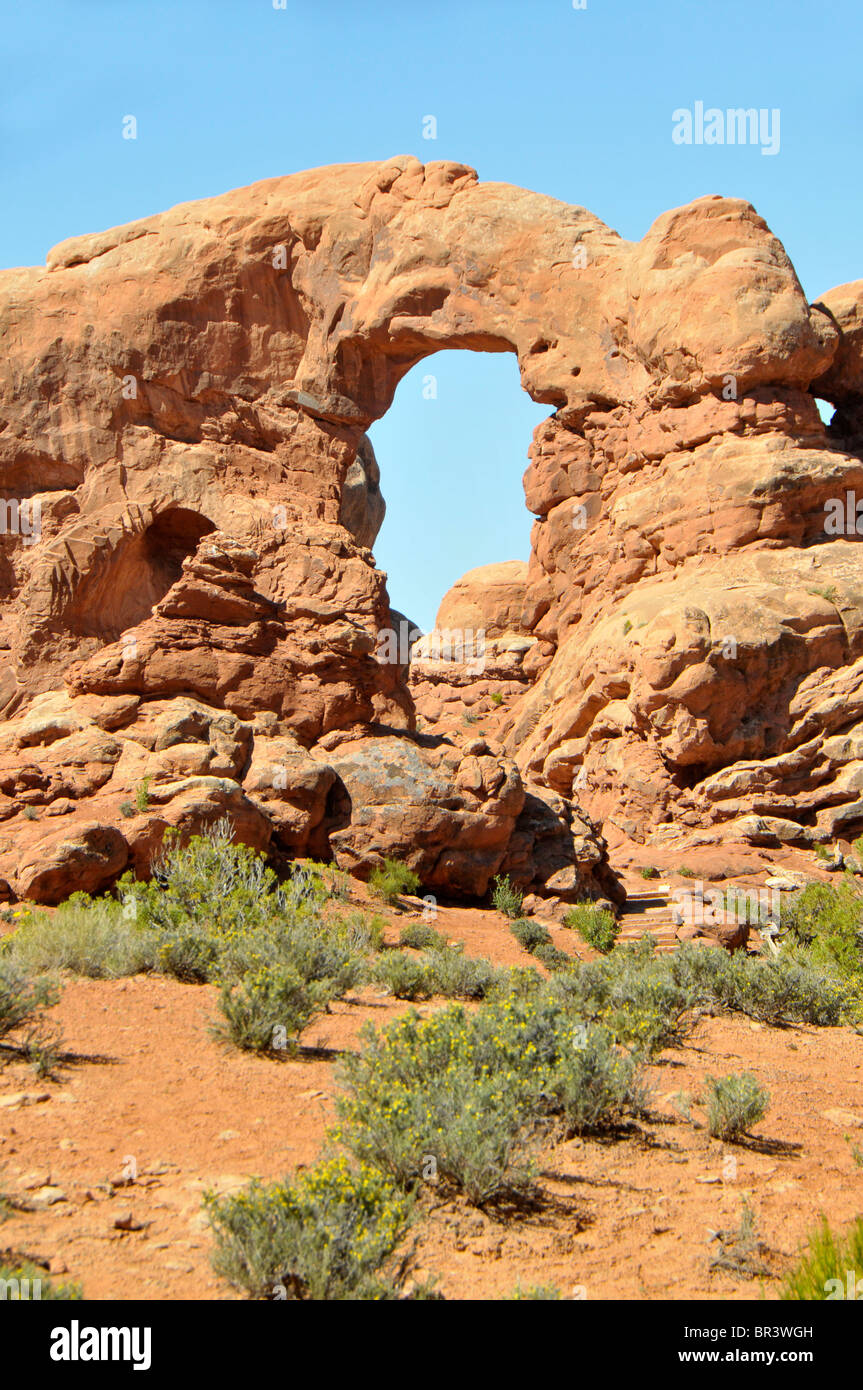 The North and South Window Sections Arches National Park Moab Utah ...