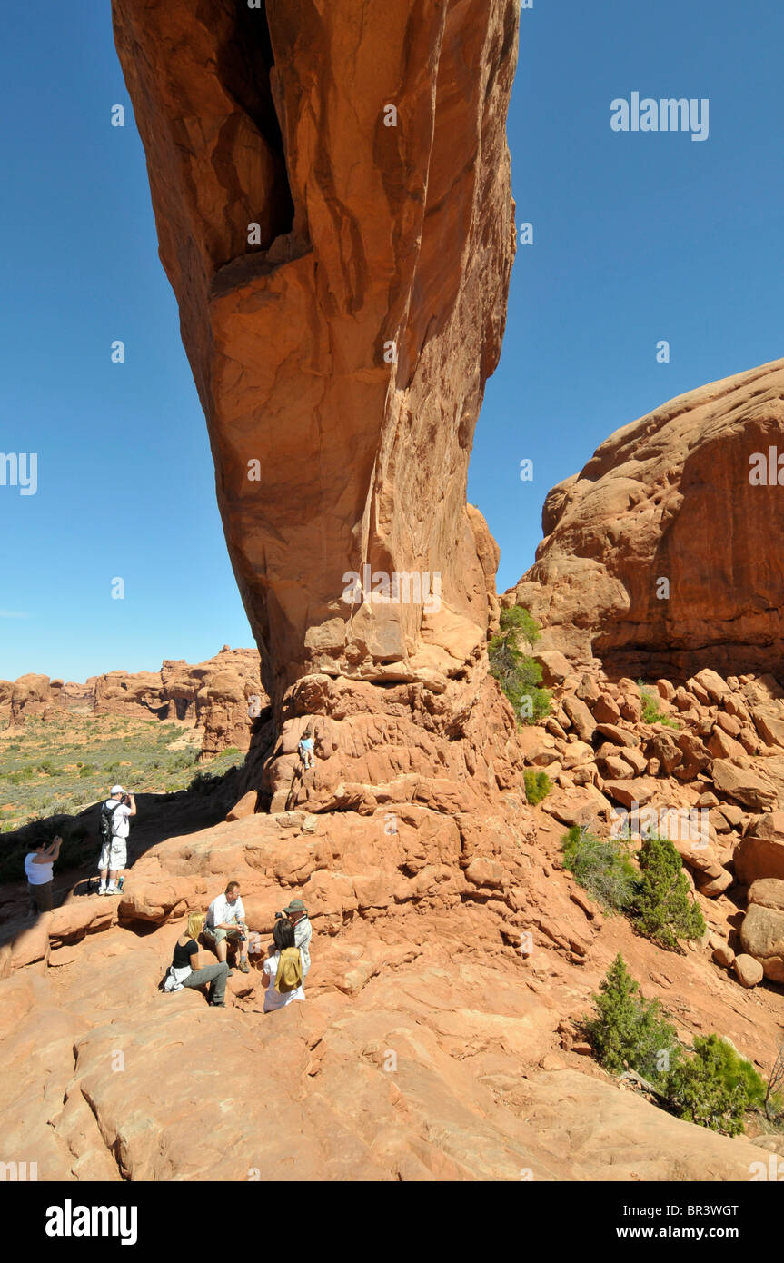 The North and South Window Sections Arches National Park Moab Utah ...