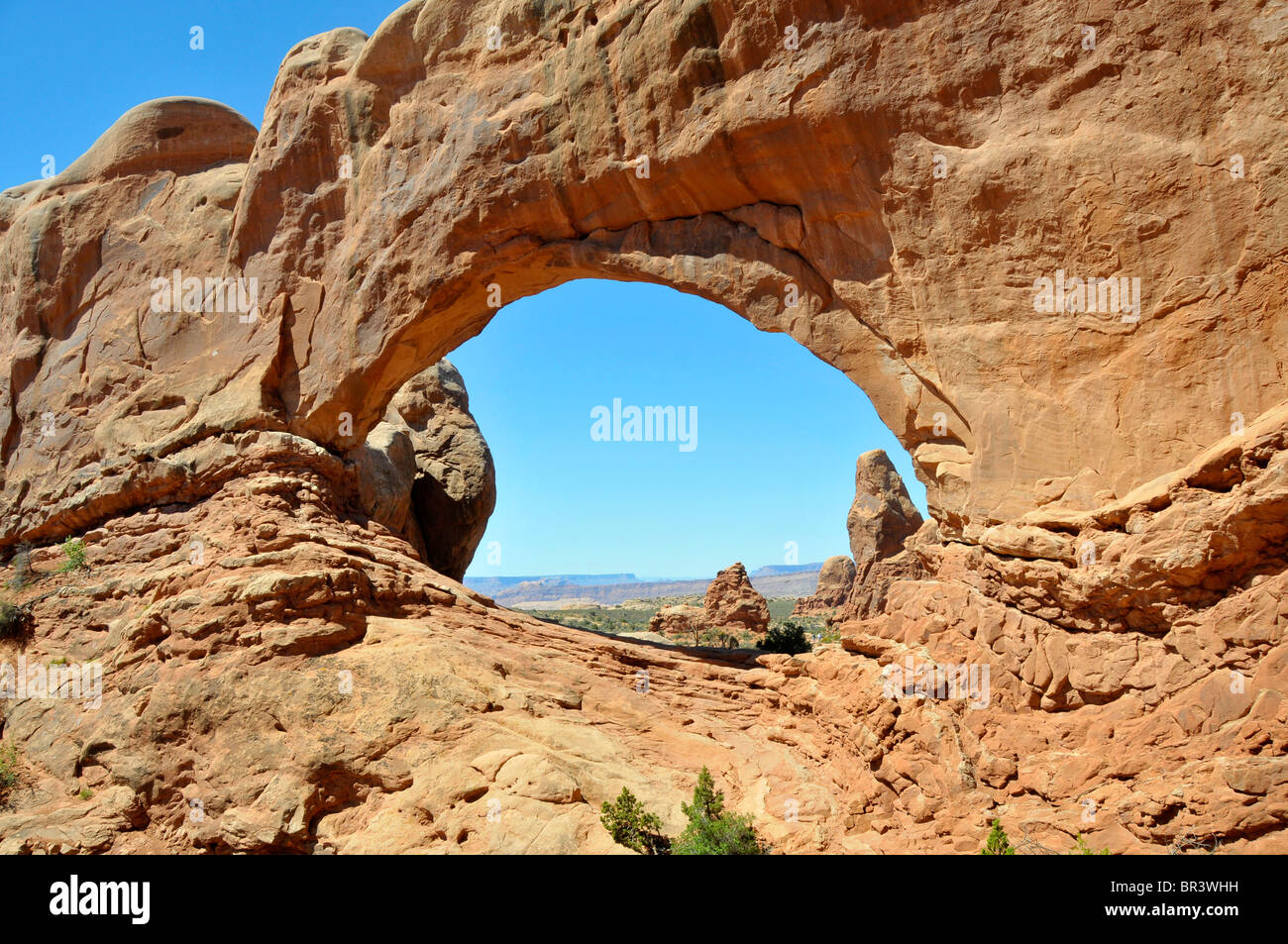 The North and South Window Sections Arches National Park Moab Utah ...