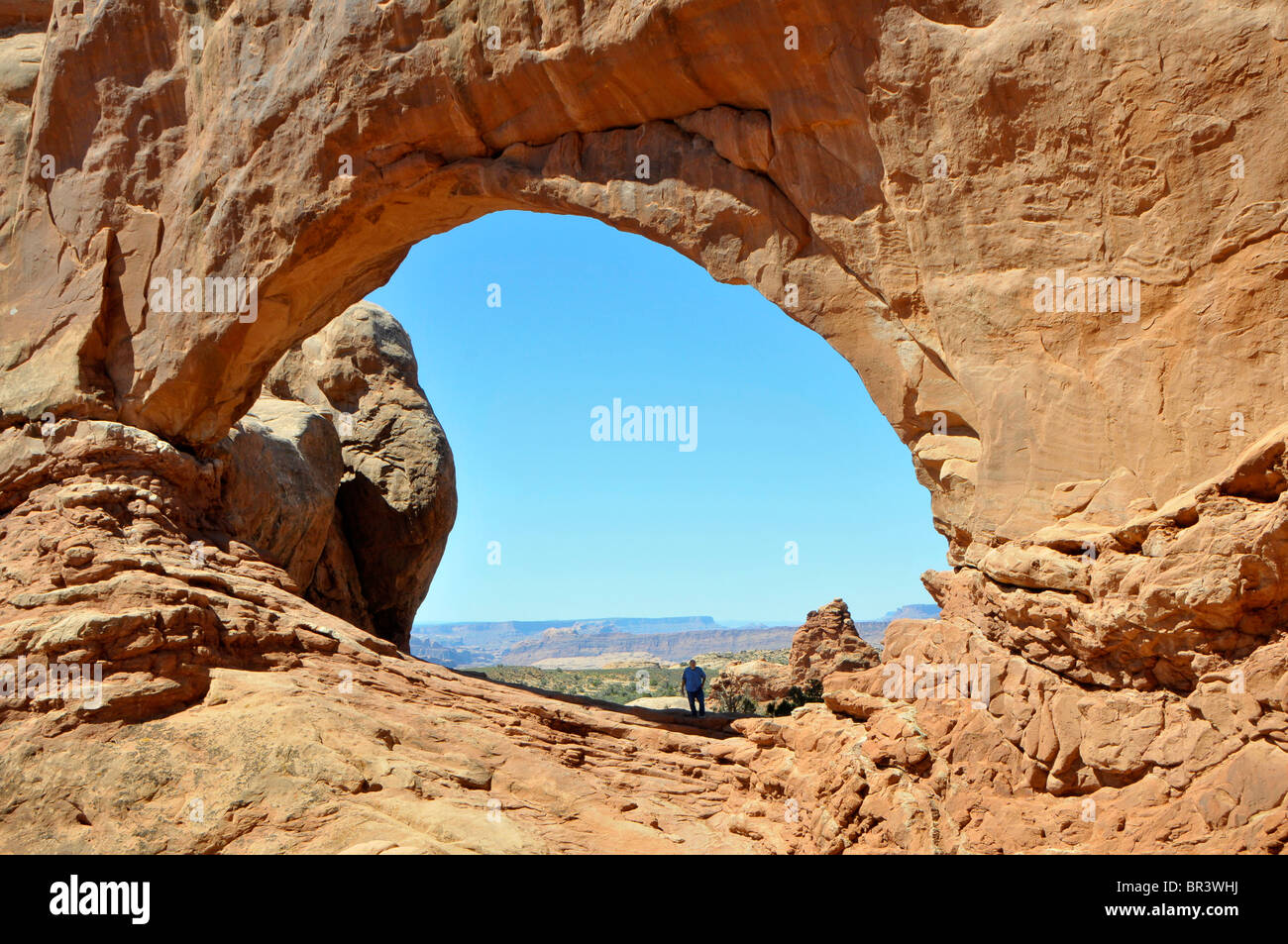 The North and South Window Sections Arches National Park Moab Utah ...