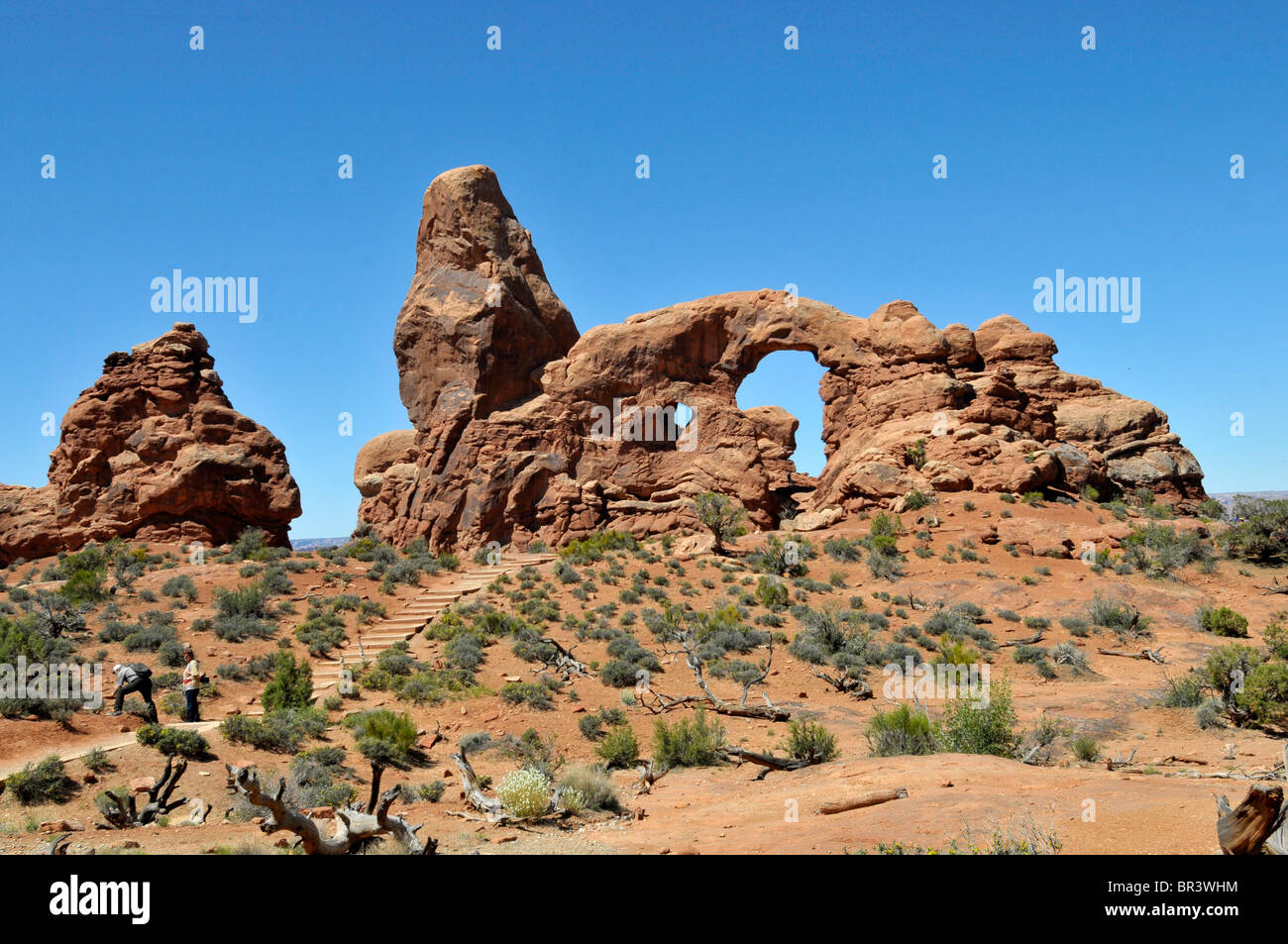 Turret Arch Arches National Park Moab Utah Stock Photo - Alamy