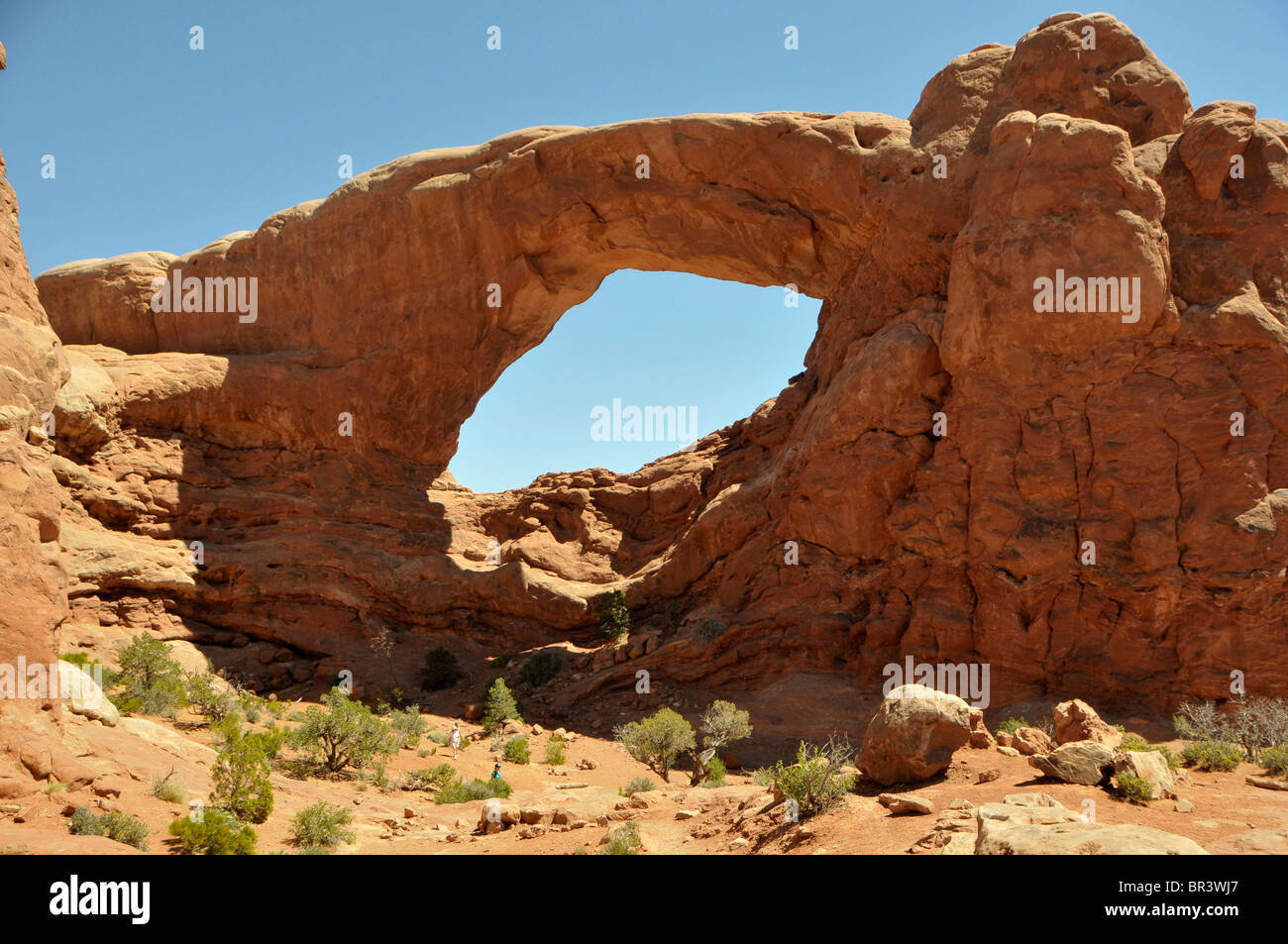 The North and South Window Sections Arches National Park Moab Utah ...