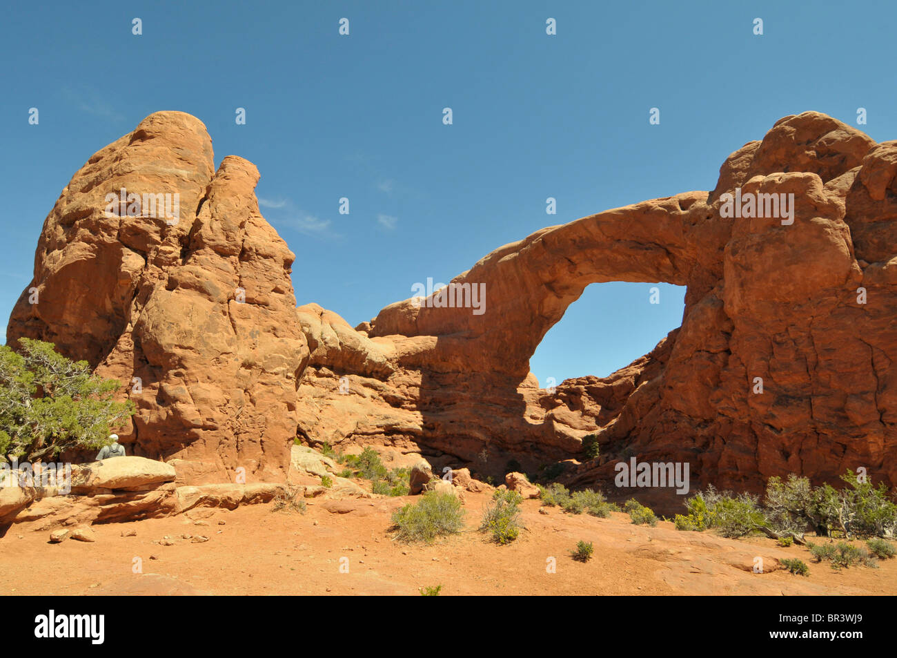 The North and South Window Sections Arches National Park Moab Utah ...