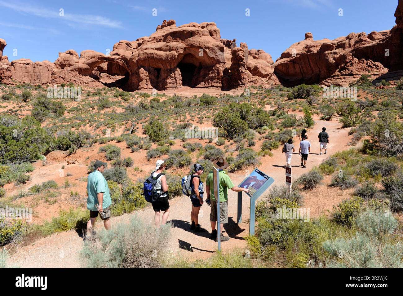 Parade of the Elephants Arches National Park Moab Utah Stock Photo - Alamy