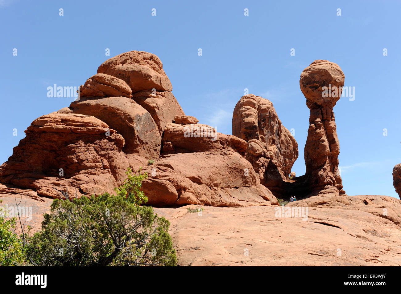 Landmark Landforms Arches National Park Moab Utah Stock Photo - Alamy