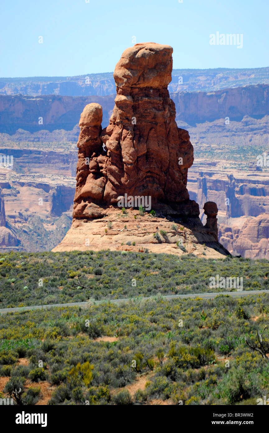 Landmark Landforms Arches National Park Moab Utah Stock Photo - Alamy