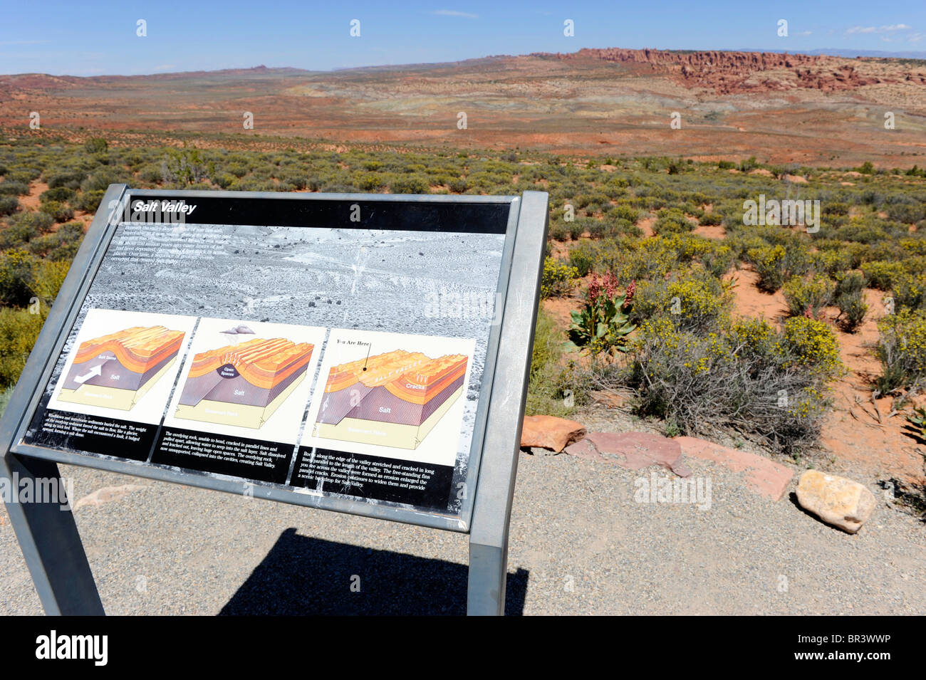 Salt Valley Arches National Park Moab Utah Stock Photo - Alamy