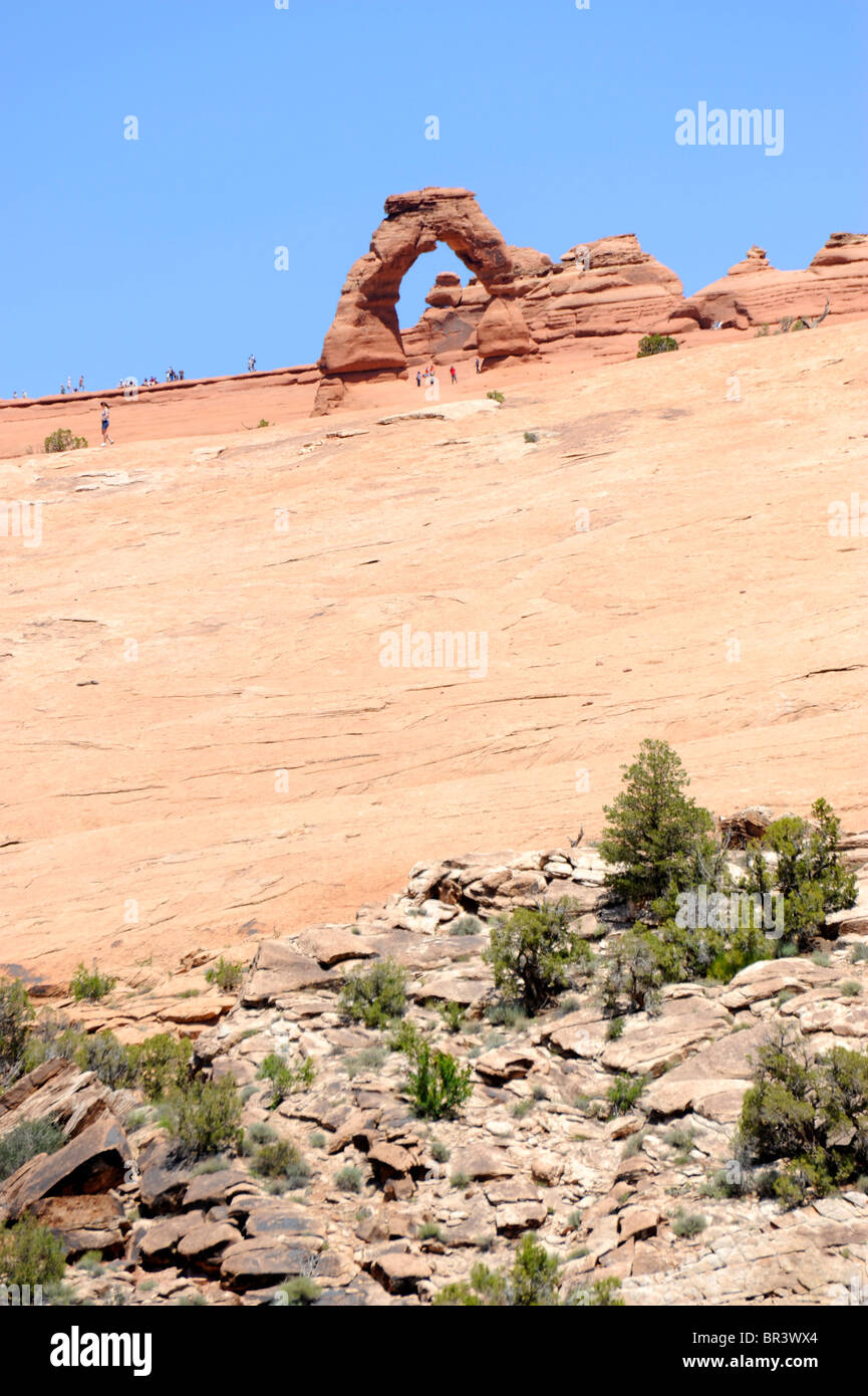 Delicate Arch Arches National Park Moab Utah Stock Photo - Alamy