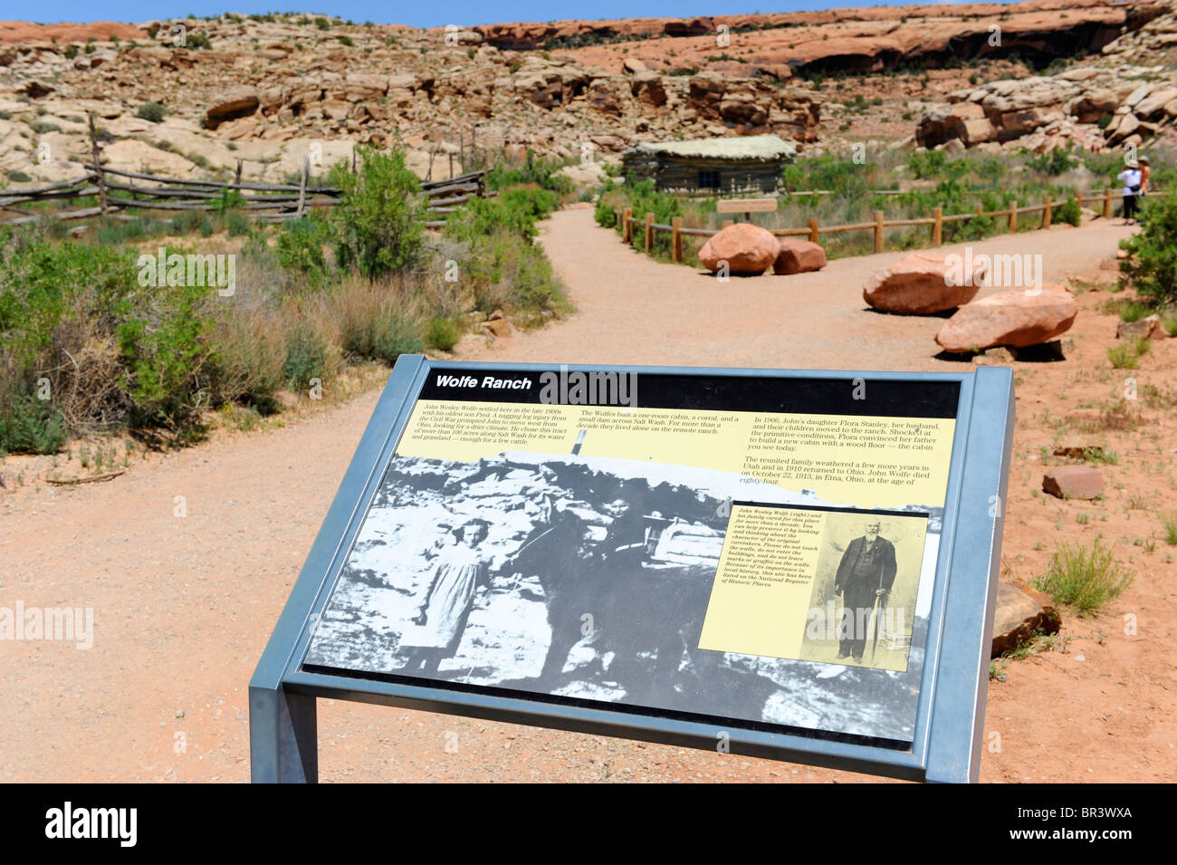 Wolfe Ranch Arches National Park Moab Utah Stock Photo - Alamy