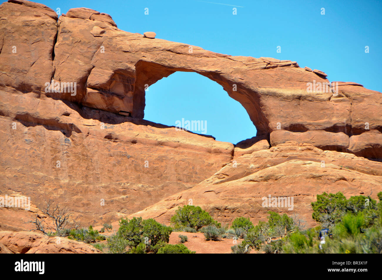 Skyline Arch Arches National Park Moab Utah Stock Photo - Alamy